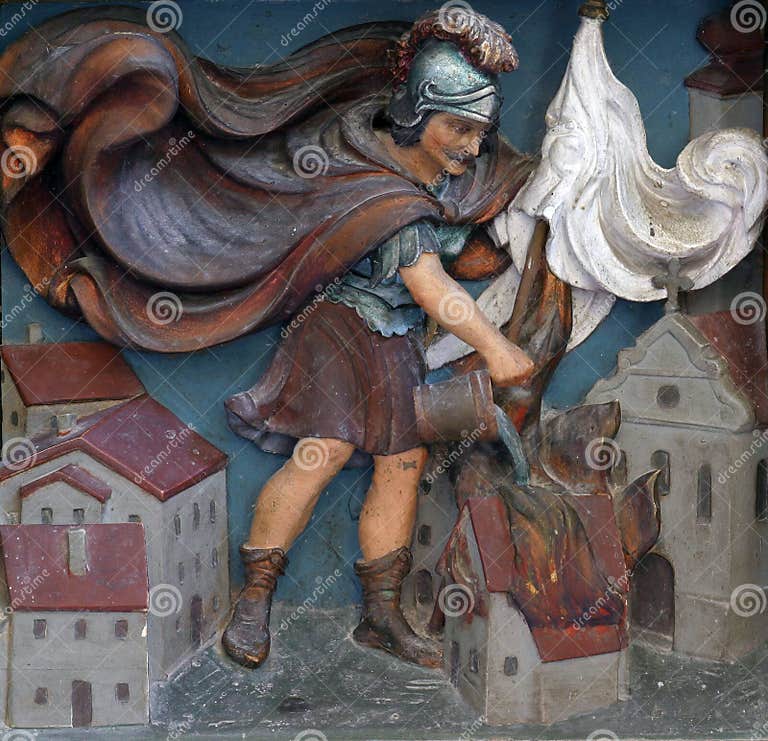 Saint Florian stock image. Image of florian, christianity - 12291265
