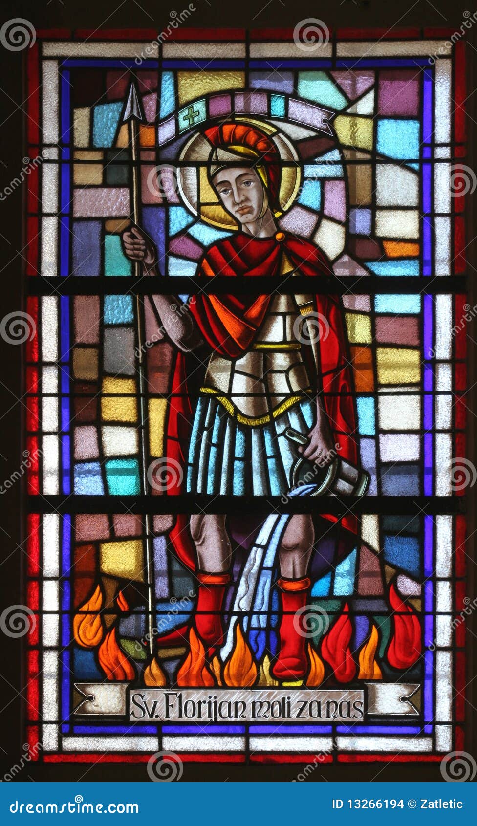 Saint Florian stock photo. Image of colorful, interior - 13266194