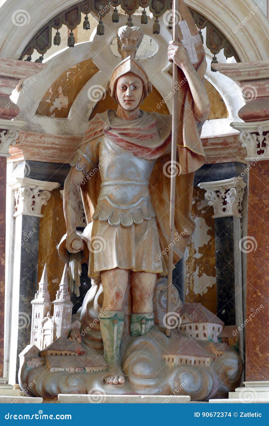 Saint Florian stock photo. Image of christ, church, altar - 90672374