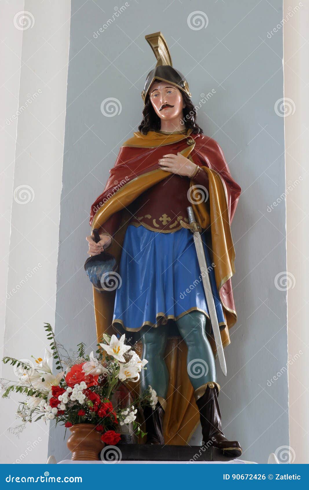 Saint Florian stock photo. Image of catholic, arhitecture - 90672426