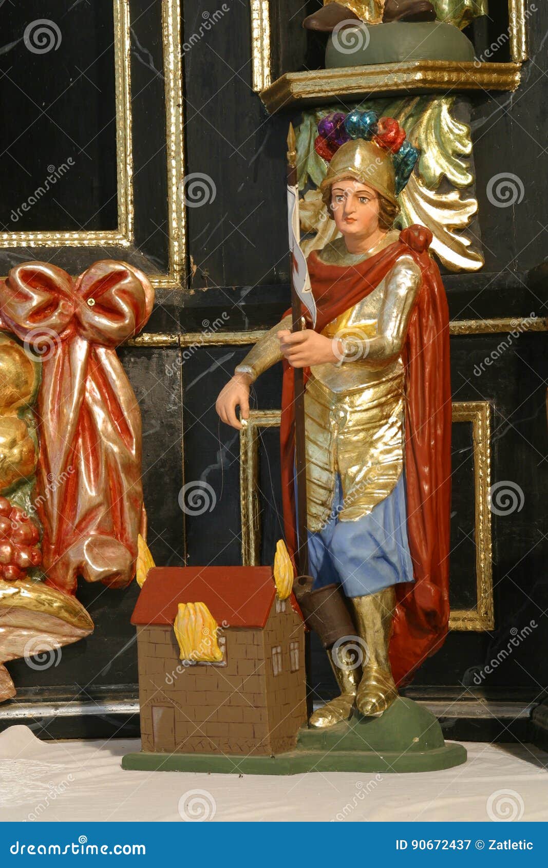 Saint Florian stock image. Image of catholic, devotion - 90672437