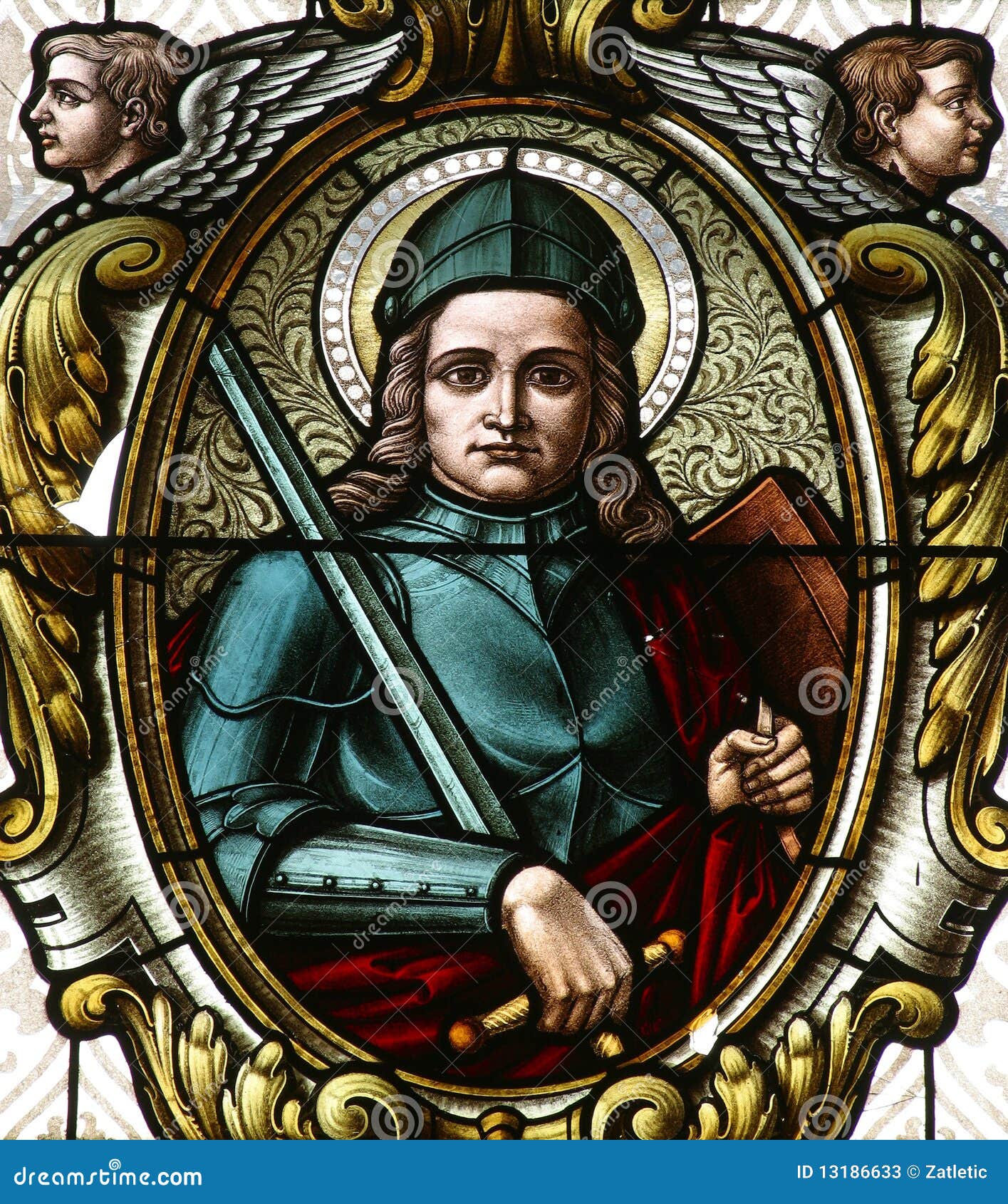 Saint George stock image. Image of church, faith, antique - 13186633