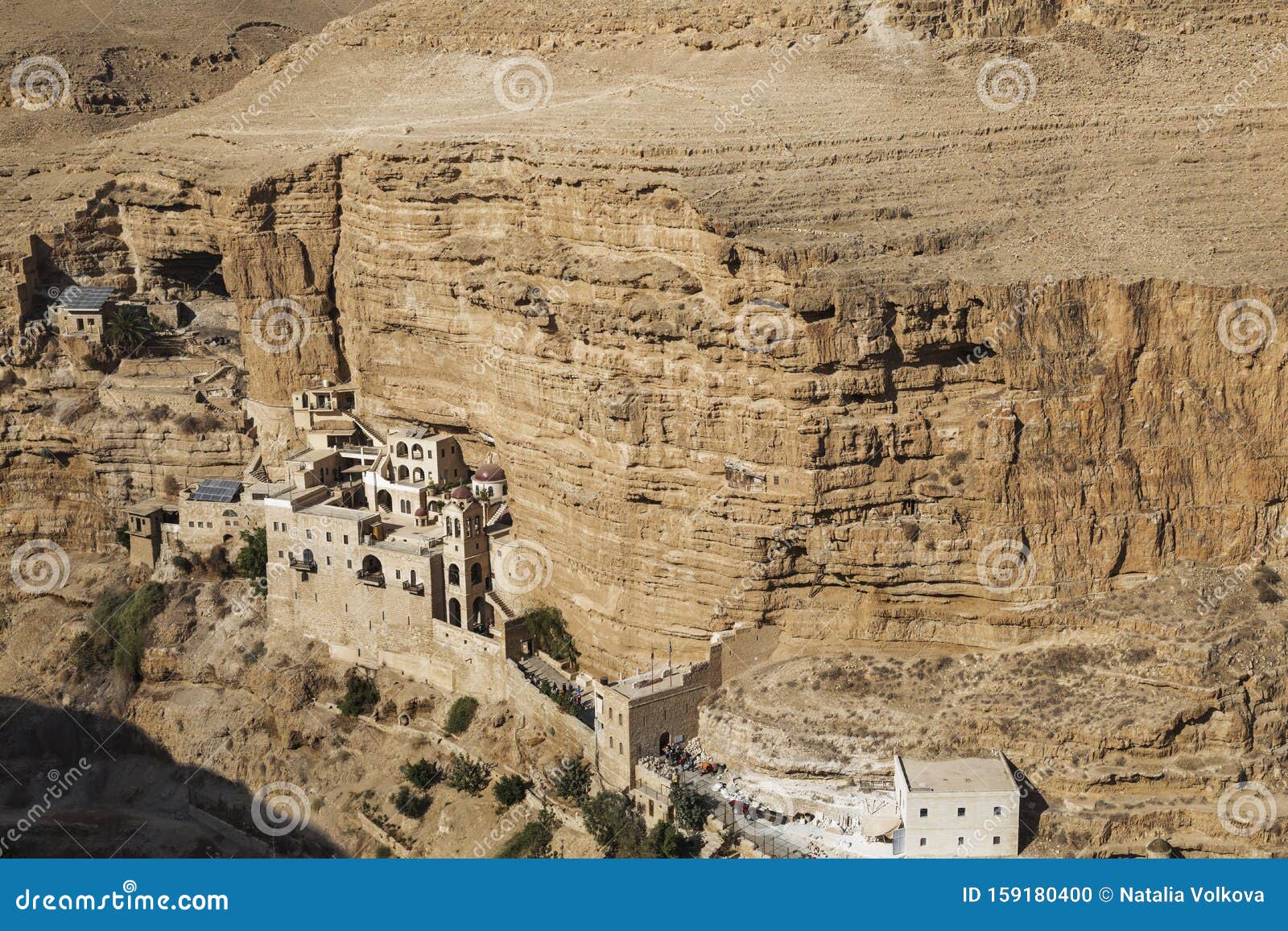 Saint George Hozevit Monastery in Judea Desert, Stock Photo - Image of ...