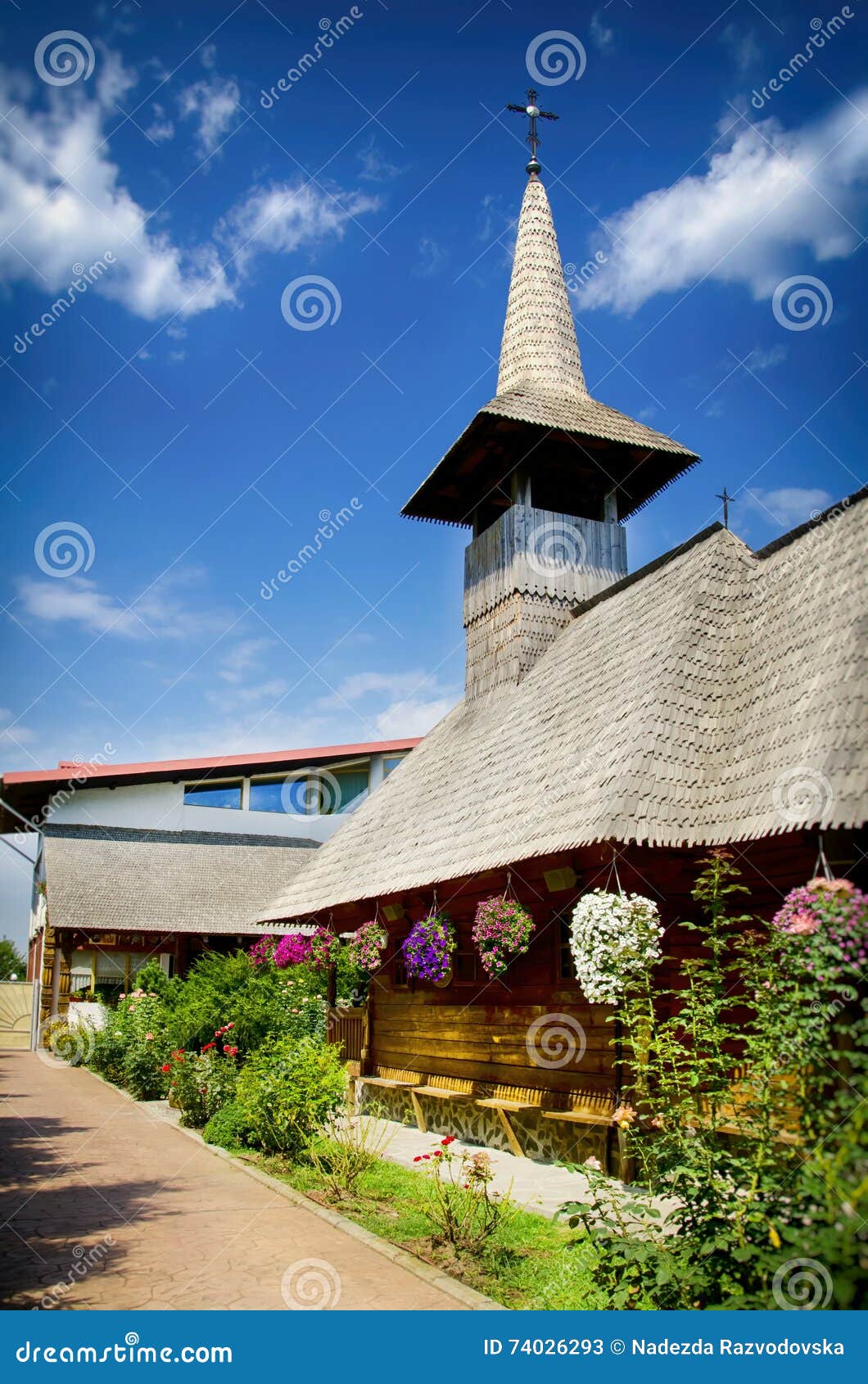 Saint George Monastery of Giurgiu, Romania Stock Image - Image of ...