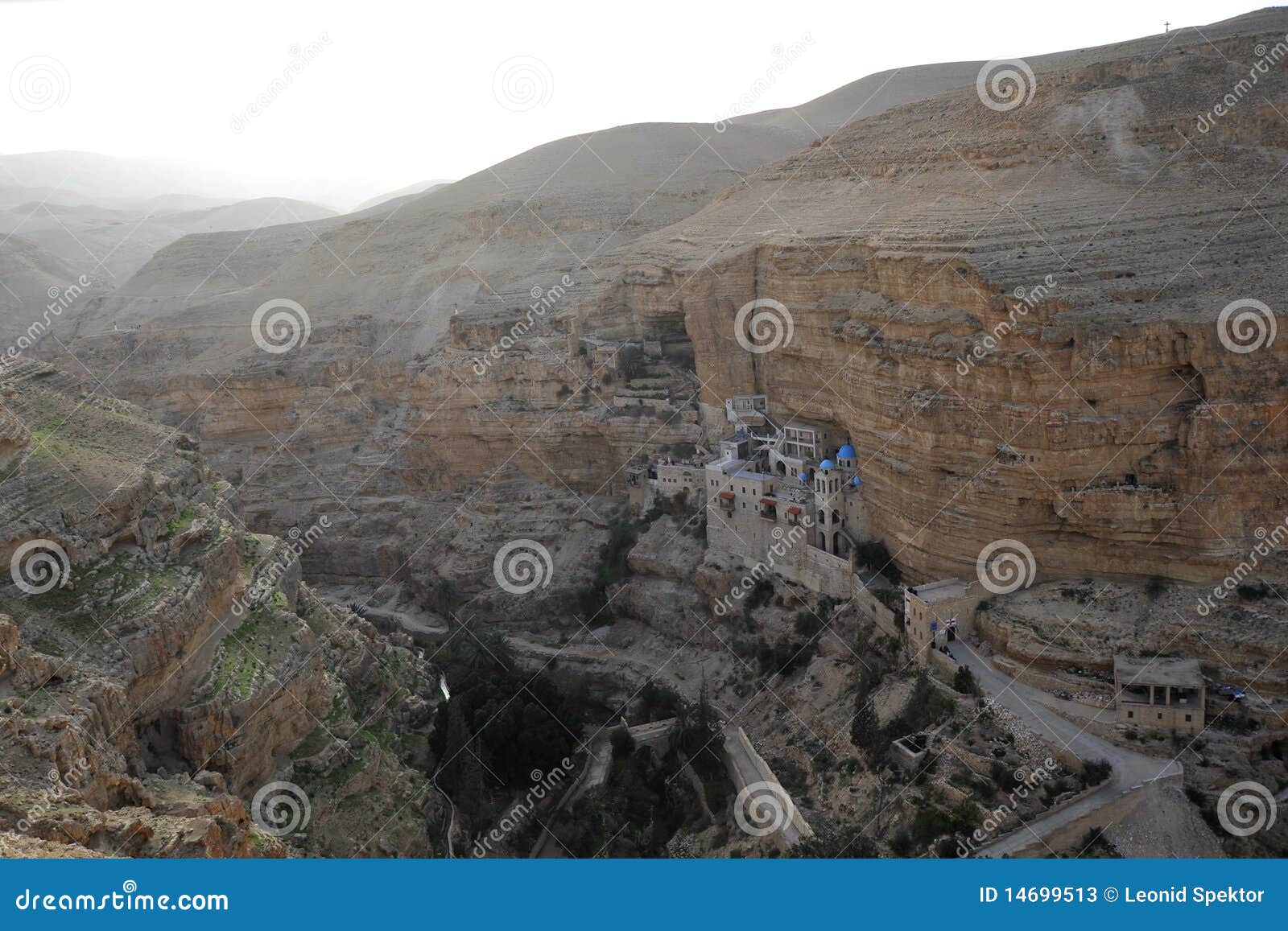 Saint George Monastery, Israel. Stock Image - Image of desert, christ ...