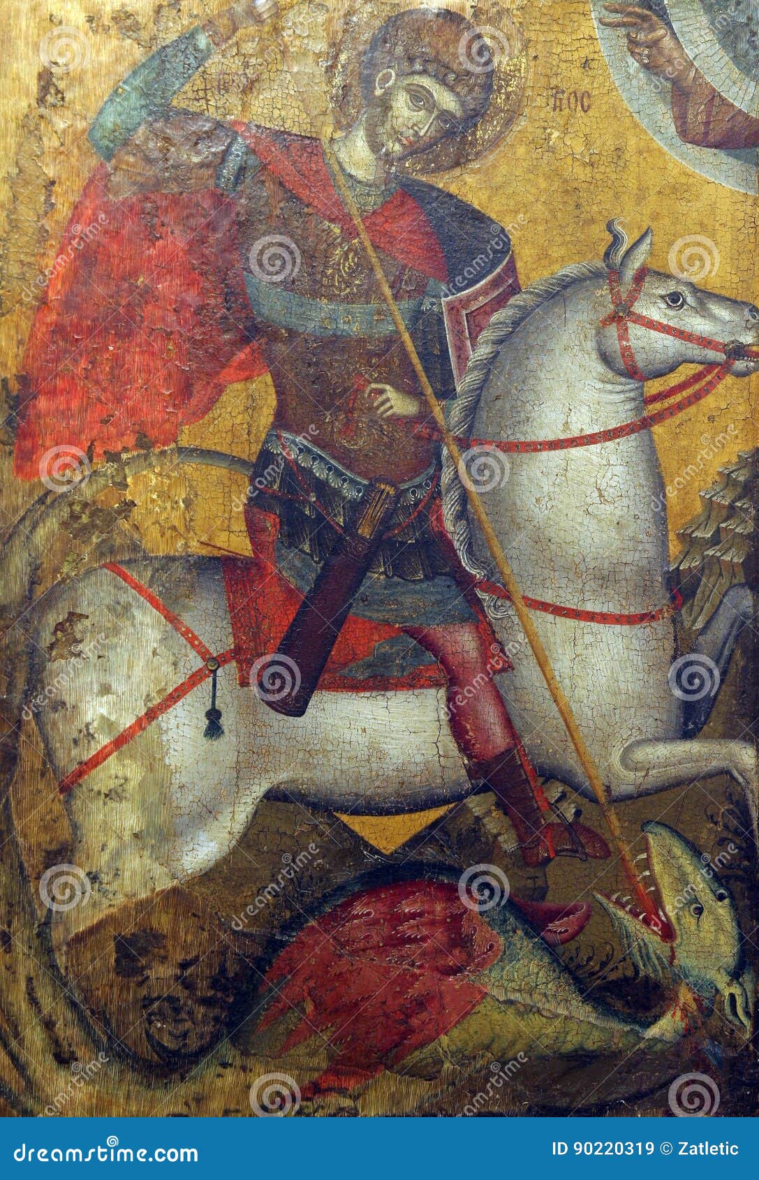 Saint George stock image. Image of arhitecture, christian - 90220319