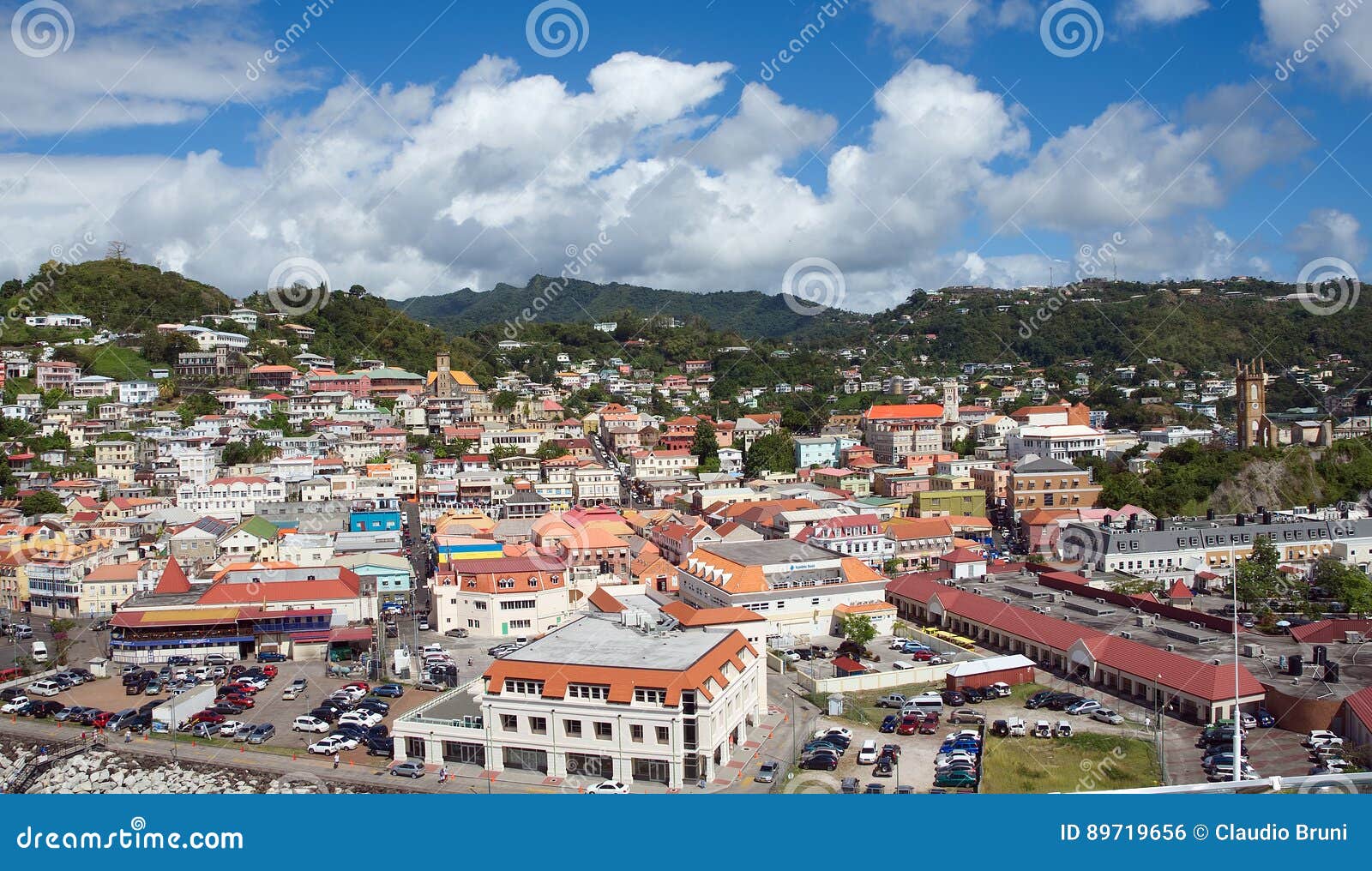 Saint George`s Town - Grenada Editorial Photo - Image of george ...