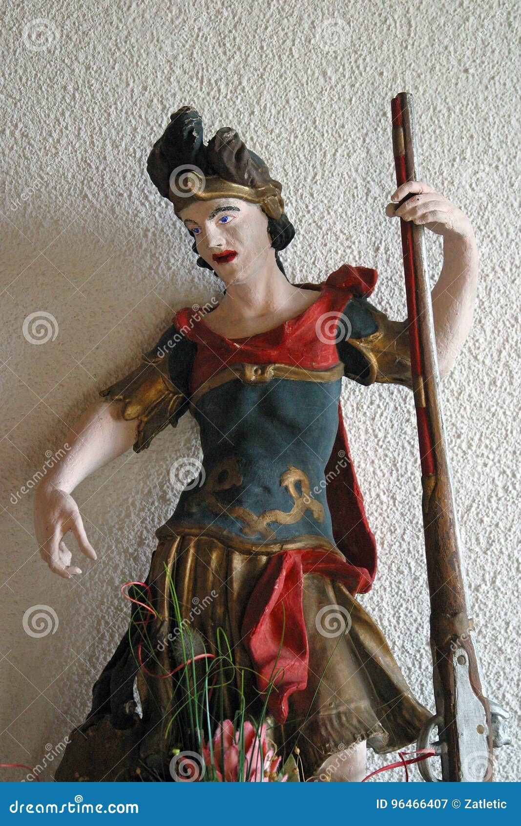 Saint Hubertus image stock. Image du chrétien, priez - 96466407