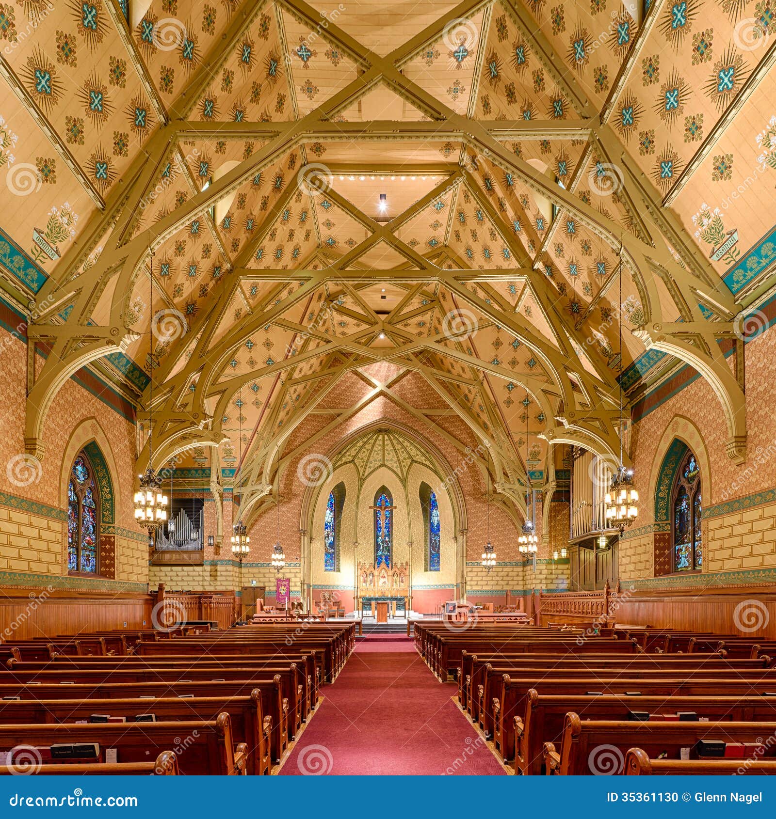 Saint James Cathedral editorial image. Image of stained - 35361130