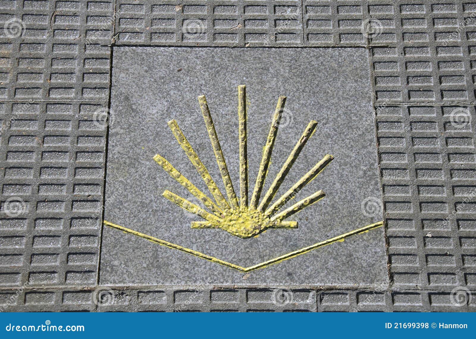 St James Way Shell Symbol. Camino De Santiago Editorial Photo ...