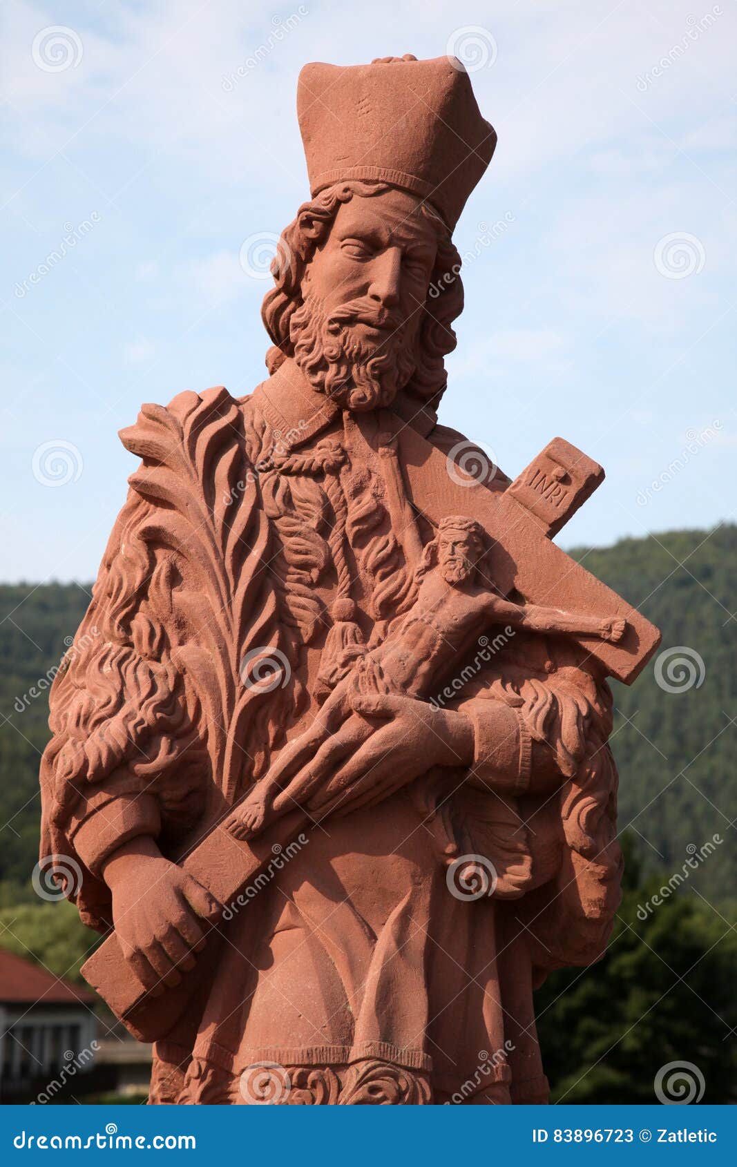 Saint John de Nepomuk image stock. Image of spirituel - 83896723
