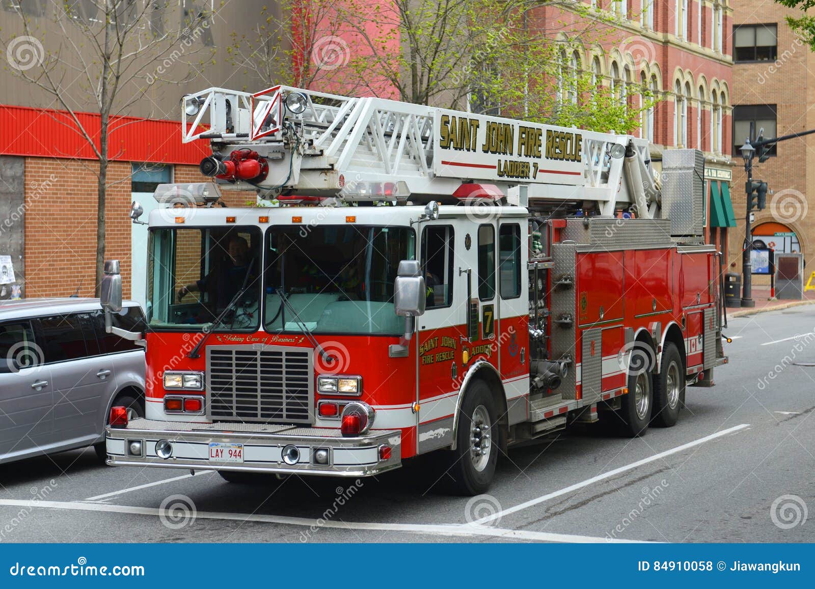 Saint John Fire Truck, New Brunswick, Canada Editorial Stock Photo ...