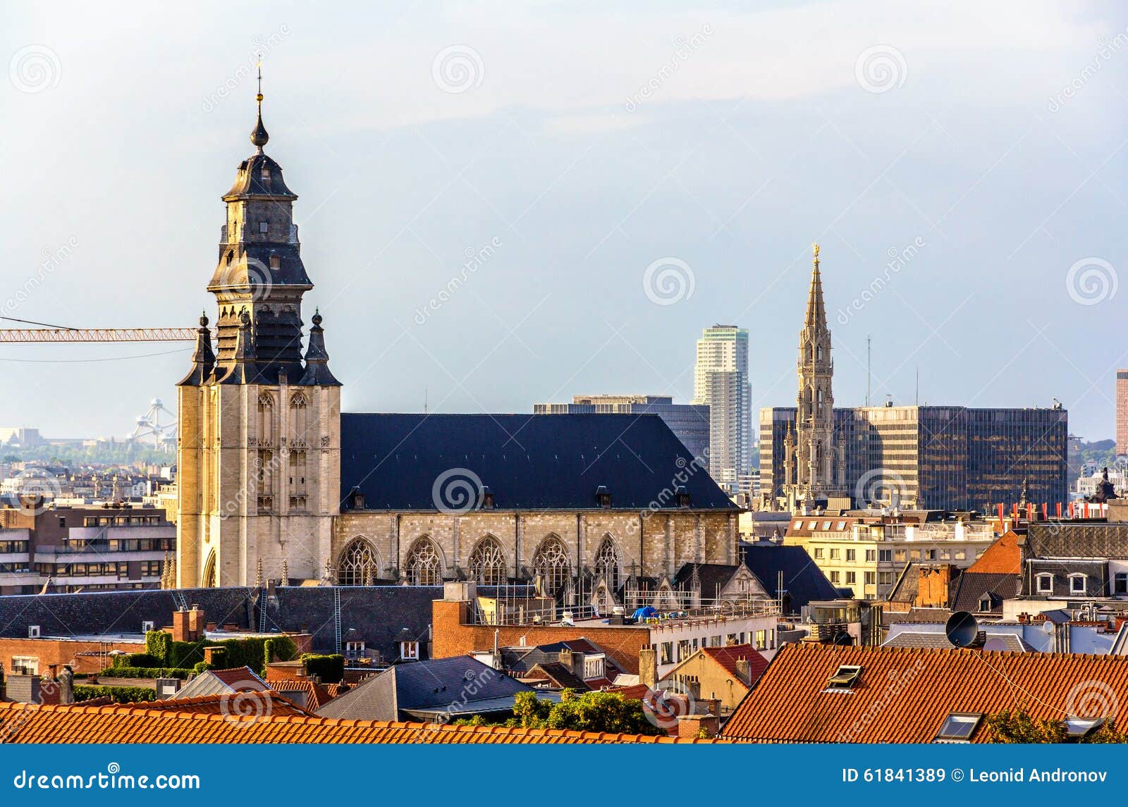 Saint John and Saint Stephen Church in Brussels Stock Image - Image of ...