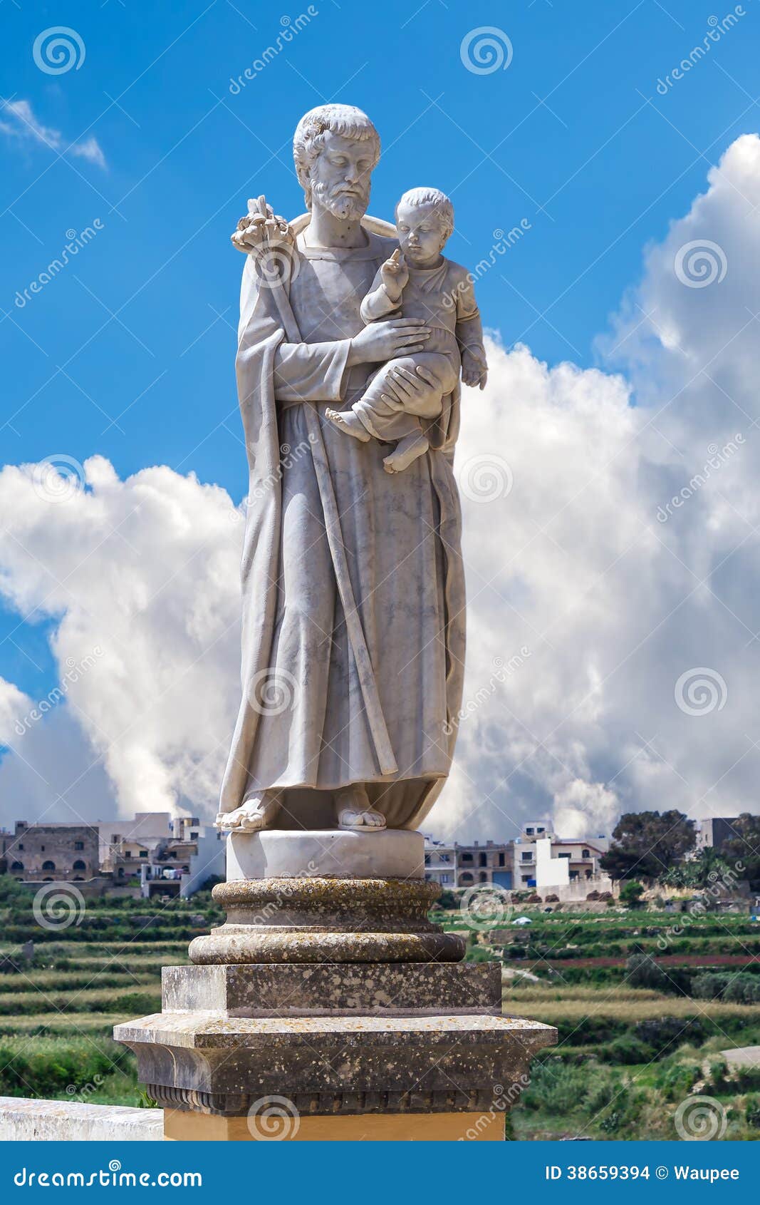 Saint Joseph photo stock. Image du repère, jésus, joseph - 38659394