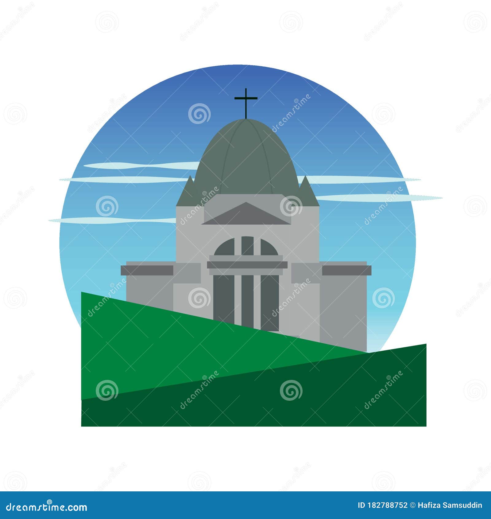 Oratory Vector Concept In Flat Cartoon Style | CartoonDealer.com #49998869