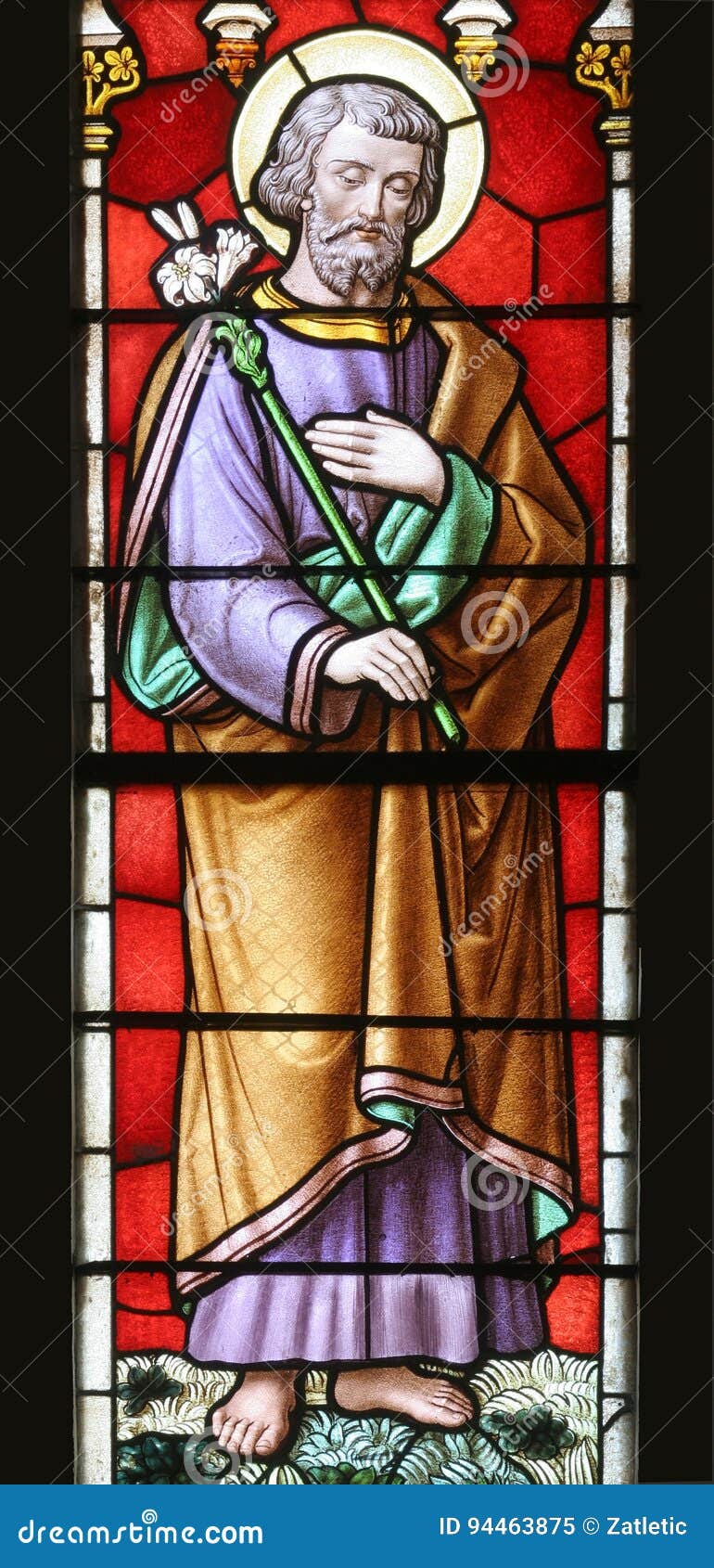 Saint Joseph stock image. Image of christ, history, christianity - 94463875