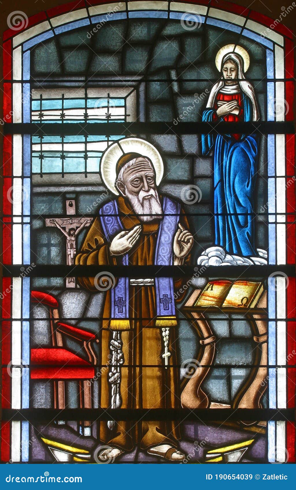 Saint leopold mandic imagen de archivo. Imagen de antigüedad - 190654039