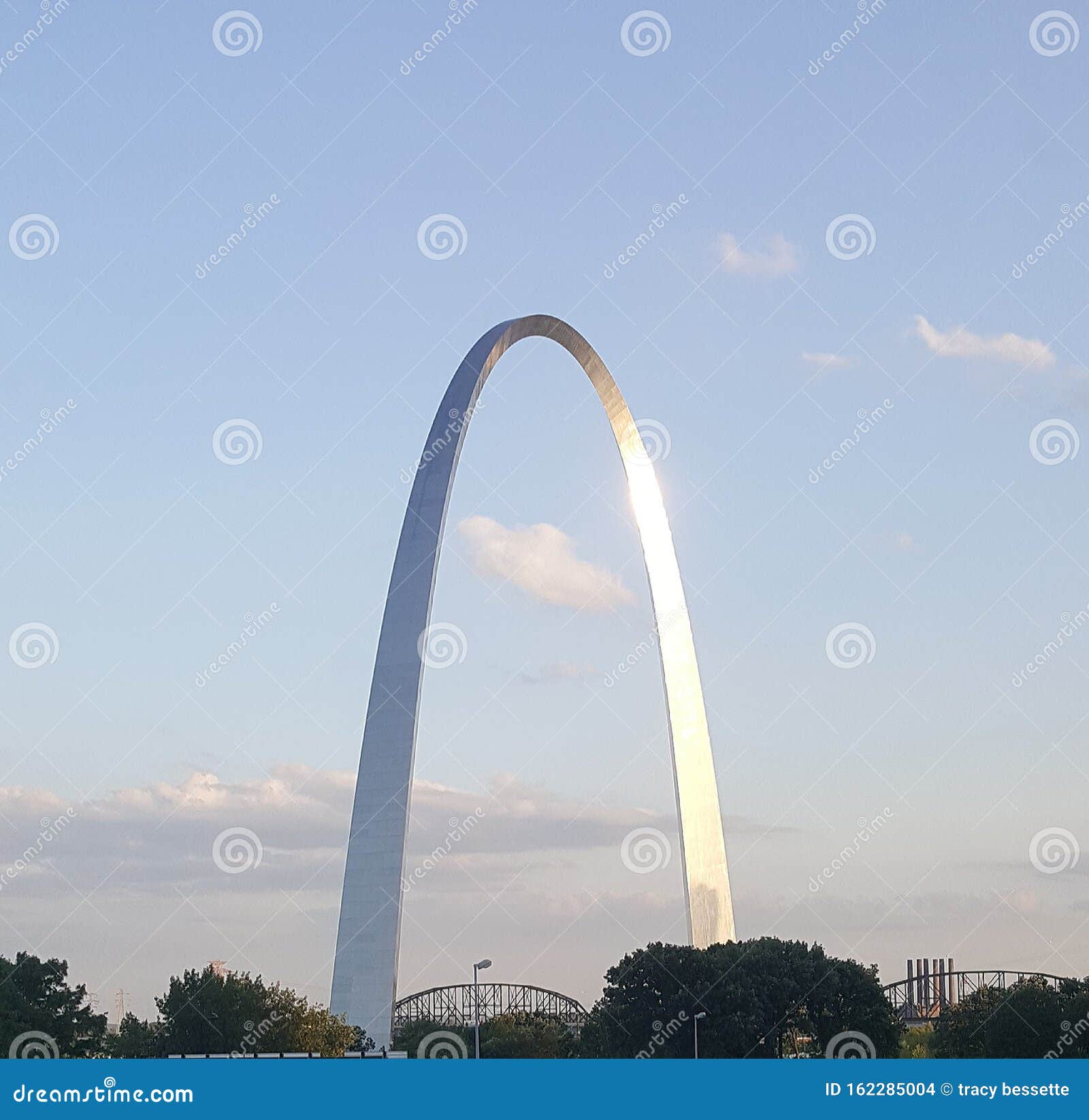 Saint Louis Arch stock photo. Image of saint, arch, downtown - 162285004