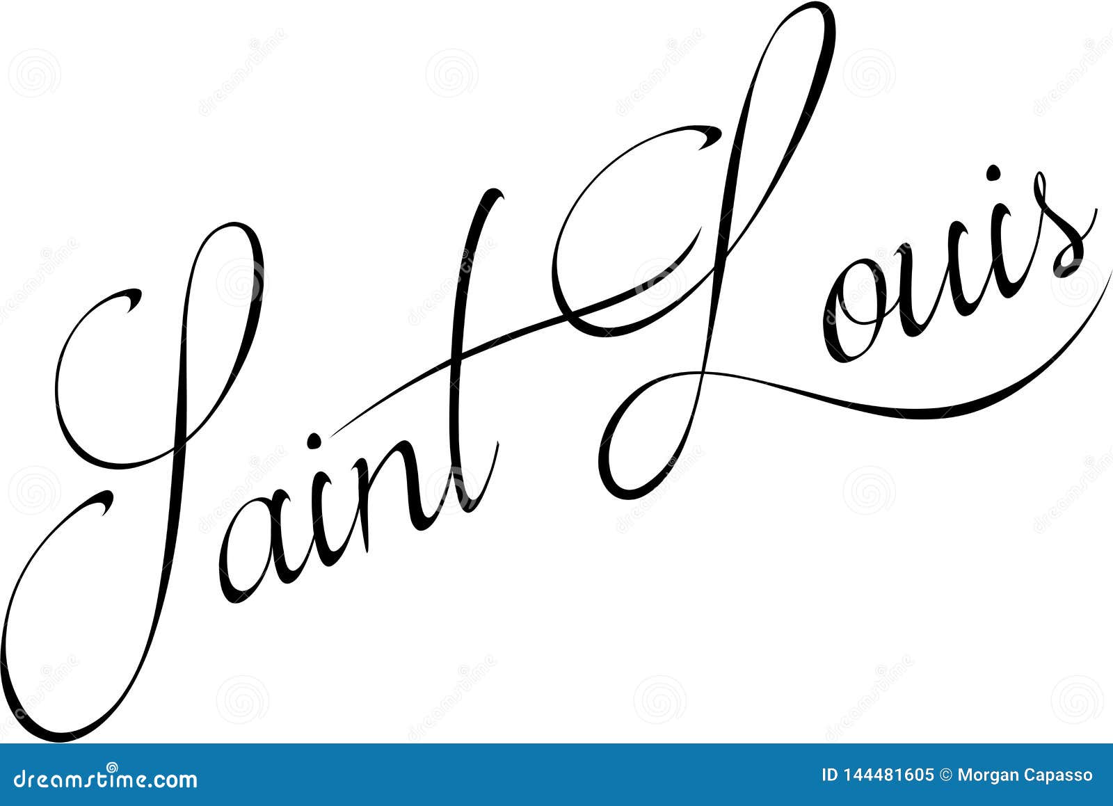 Saint Louis Text Sign Illustration Stock Vector - Illustration of badge ...