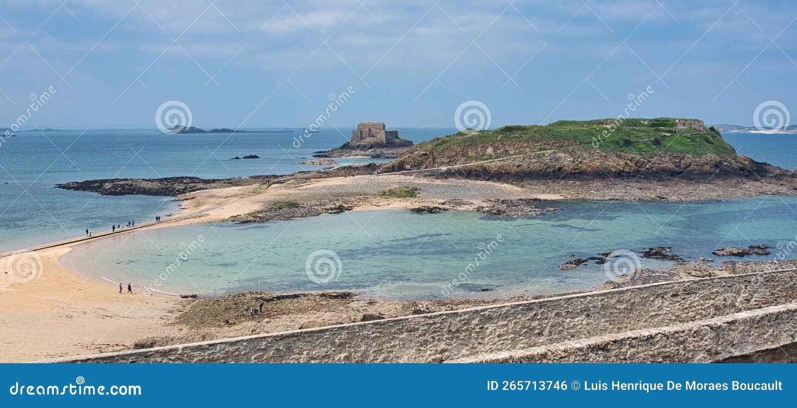Saint Malo 1 stock photo. Image of castle, european - 265713746