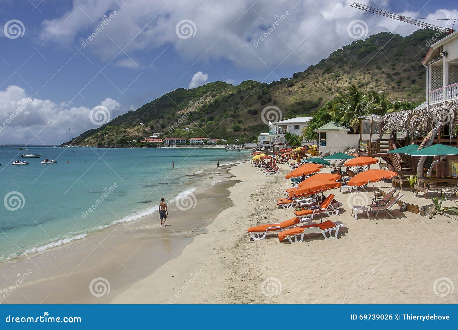 Saint Martin Beach editorial photo. Image of rights, sandy - 69739026