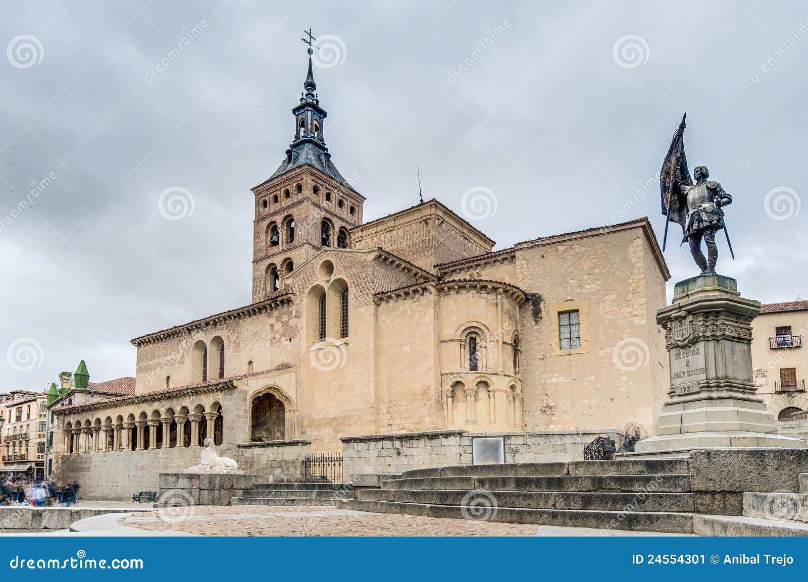 Saint Martin Church at Segovia, Spain Stock Image - Image of ...