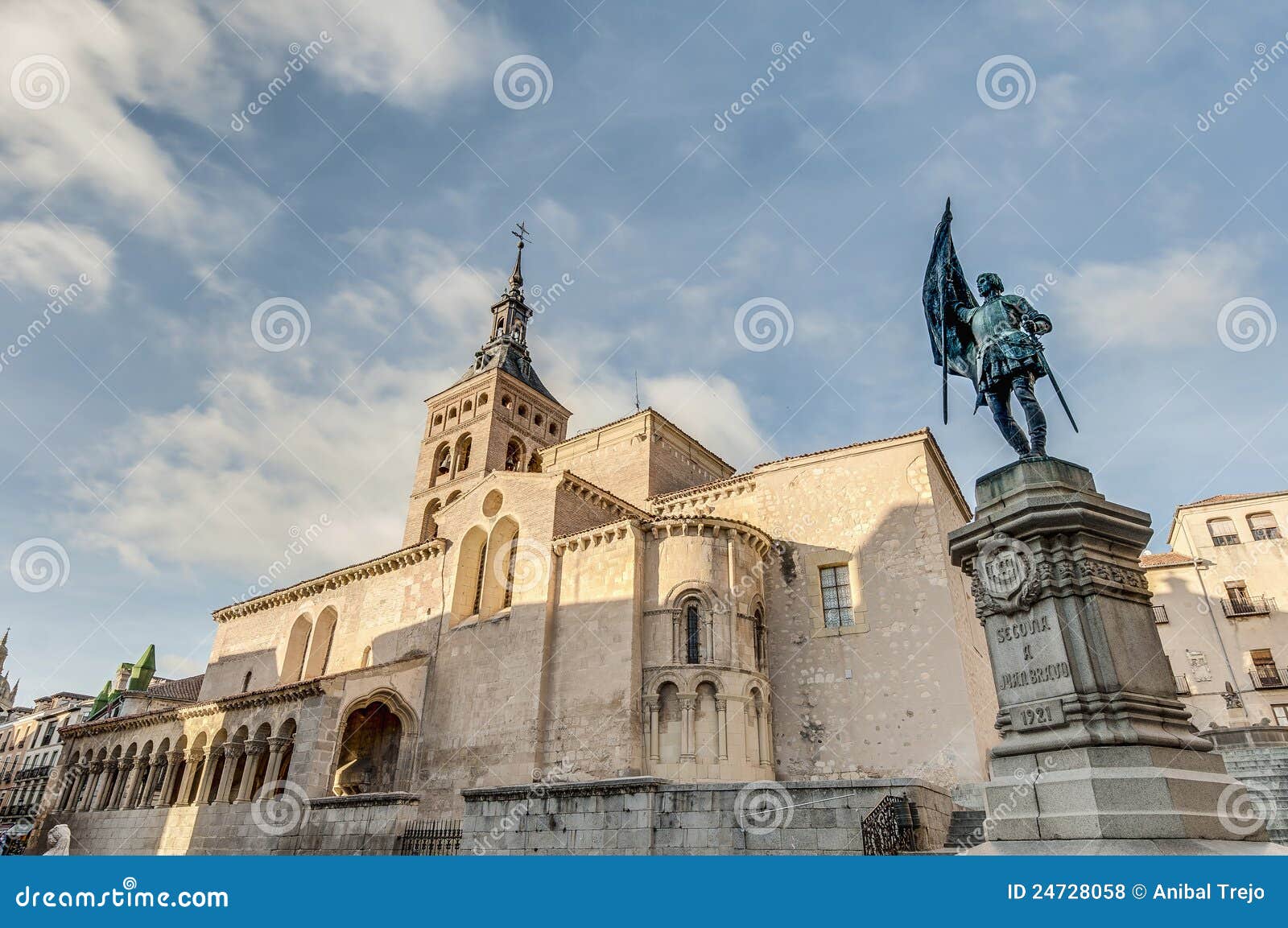 Saint Martin Church at Segovia, Spain Stock Photo - Image of exterior ...