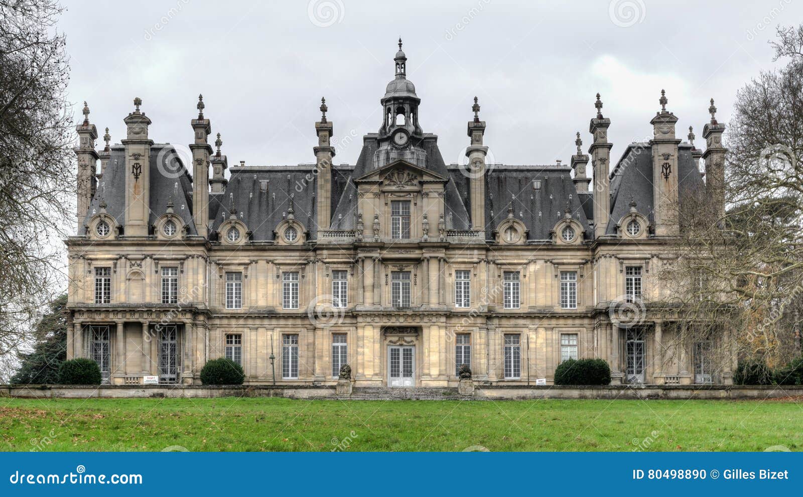 Saint Martin Du Tertre Castle Stock Photo - Image of france, landscape ...