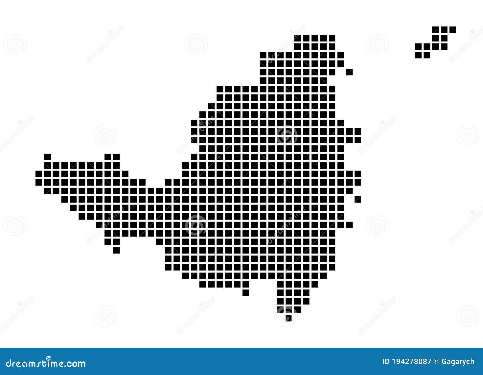 Saint Martin map. stock vector. Illustration of global - 194278087