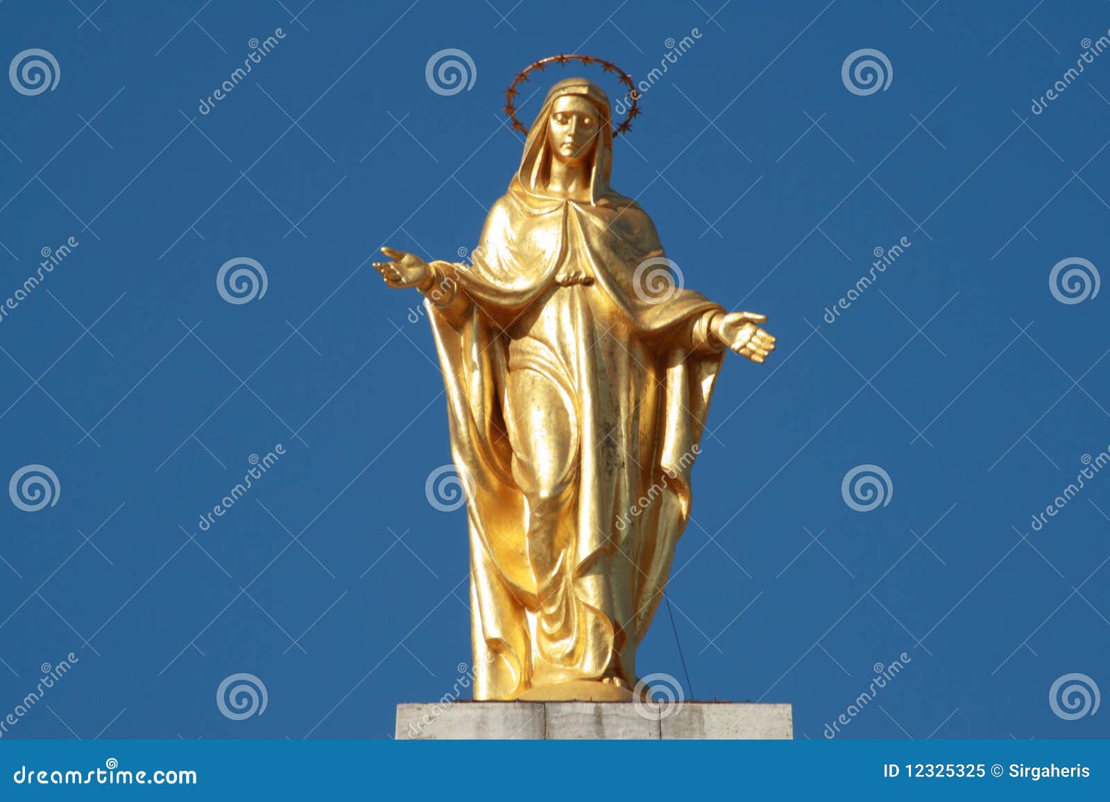 Saint Mary stock image. Image of christian, praying, saint - 12325325