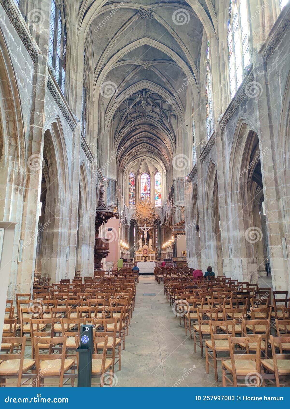 Saint-Merri Church editorial stock photo. Image of french - 257997003