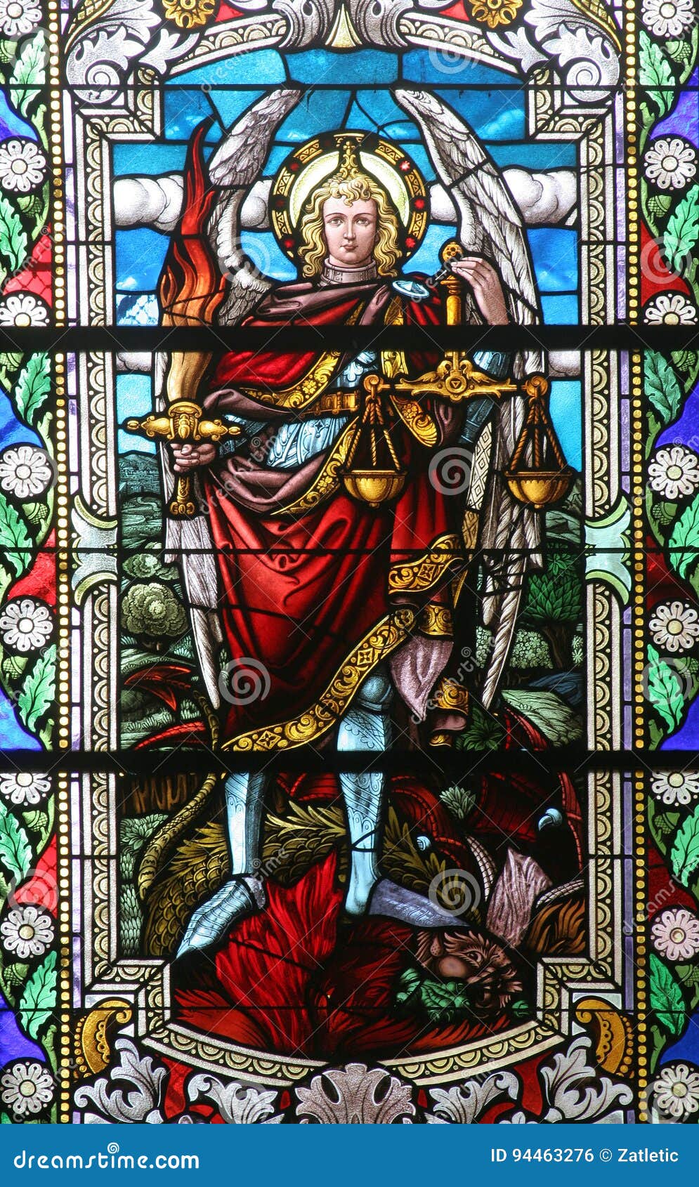 Saint Michael archangel stock photo. Image of city, devotion - 94463276