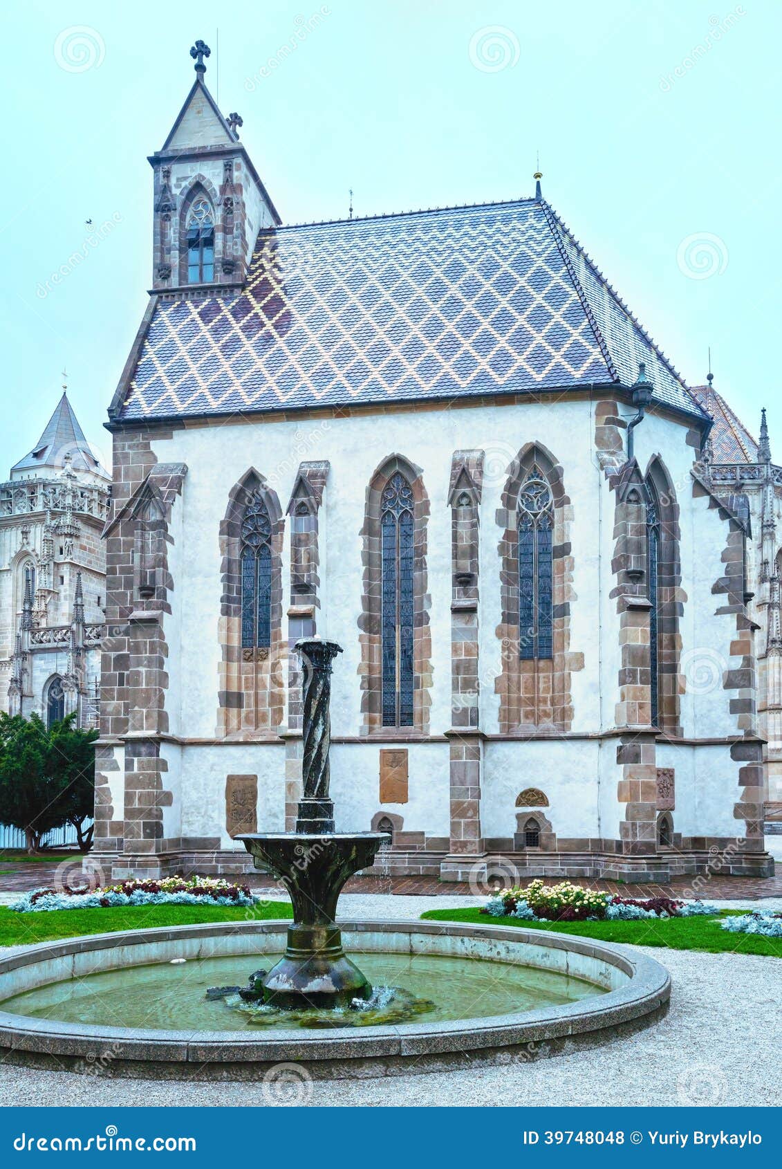 The Saint Michael Chapel (Kosice, Slovakia). Stock Photo - Image of ...