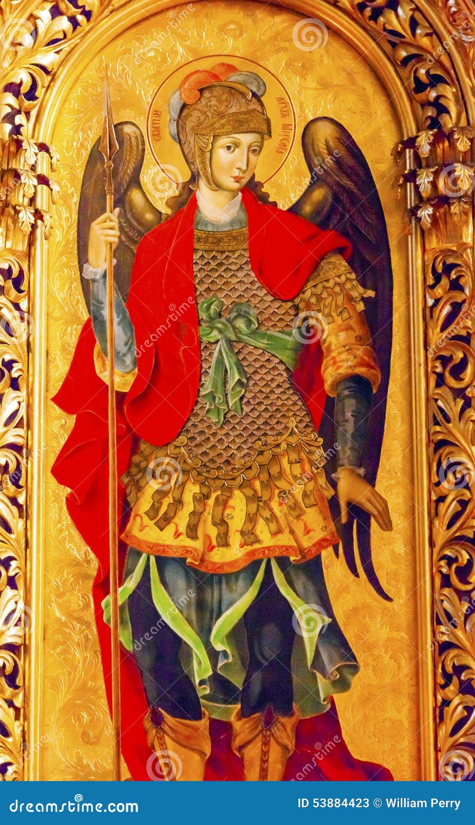 Saint Michael Icon Basilica Saint Michael Cathedral Kiev Ukraine ...