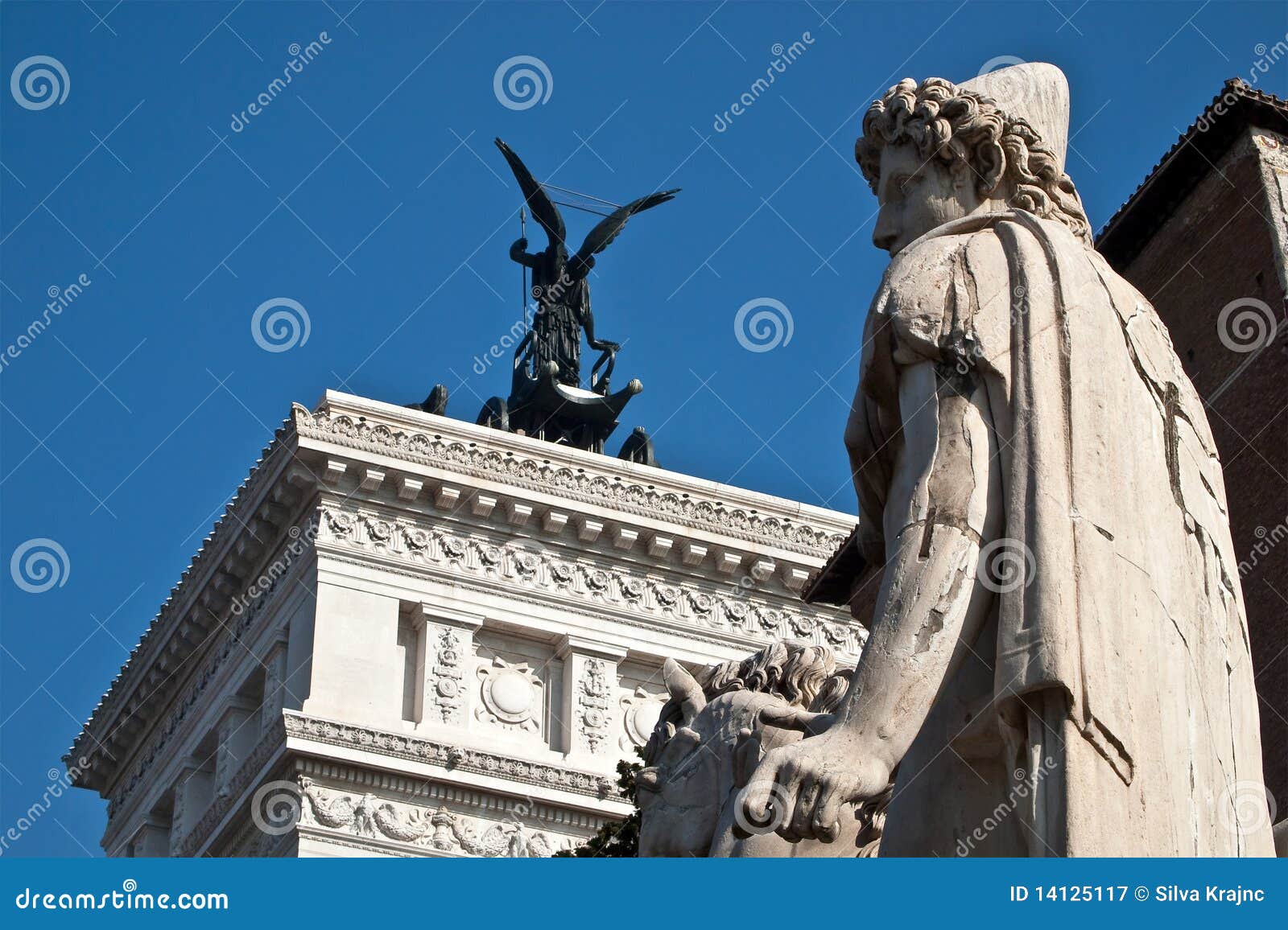 Saint Michael Statue in Rome Stock Image - Image of landmark, artwork ...