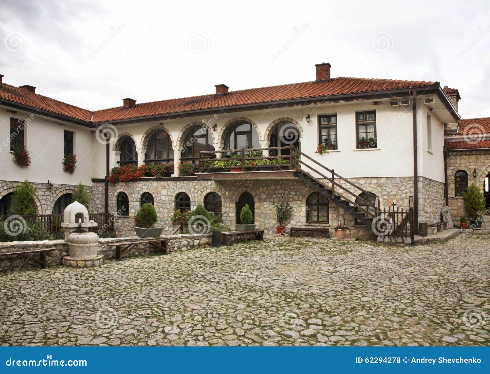 Saint Naum. Monastery of Saint Naum Stock Photo - Image of landmark ...