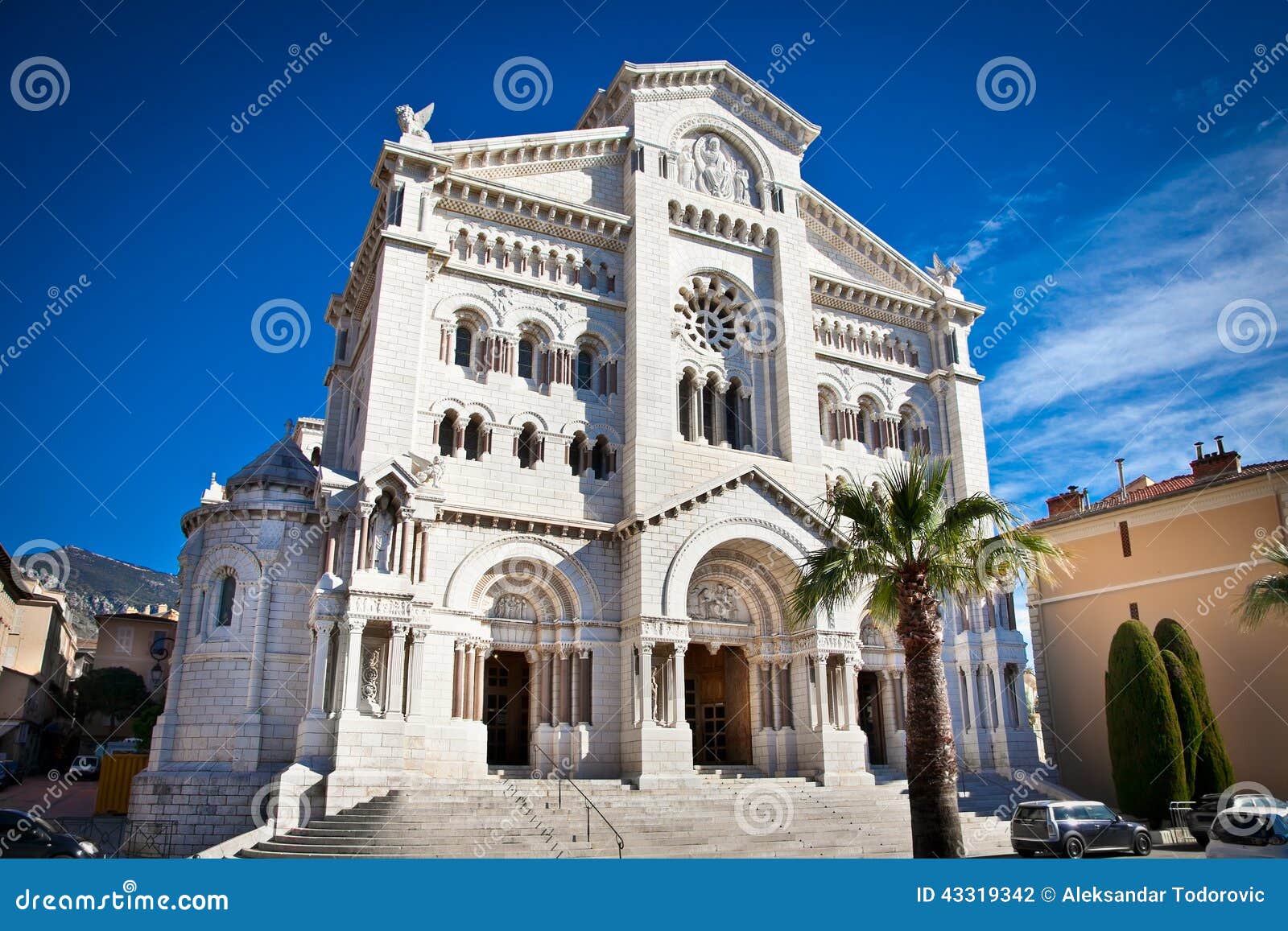 Saint Nicholas Cathedral in Monte Carlo, Monaco. Stock Photo - Image of ...