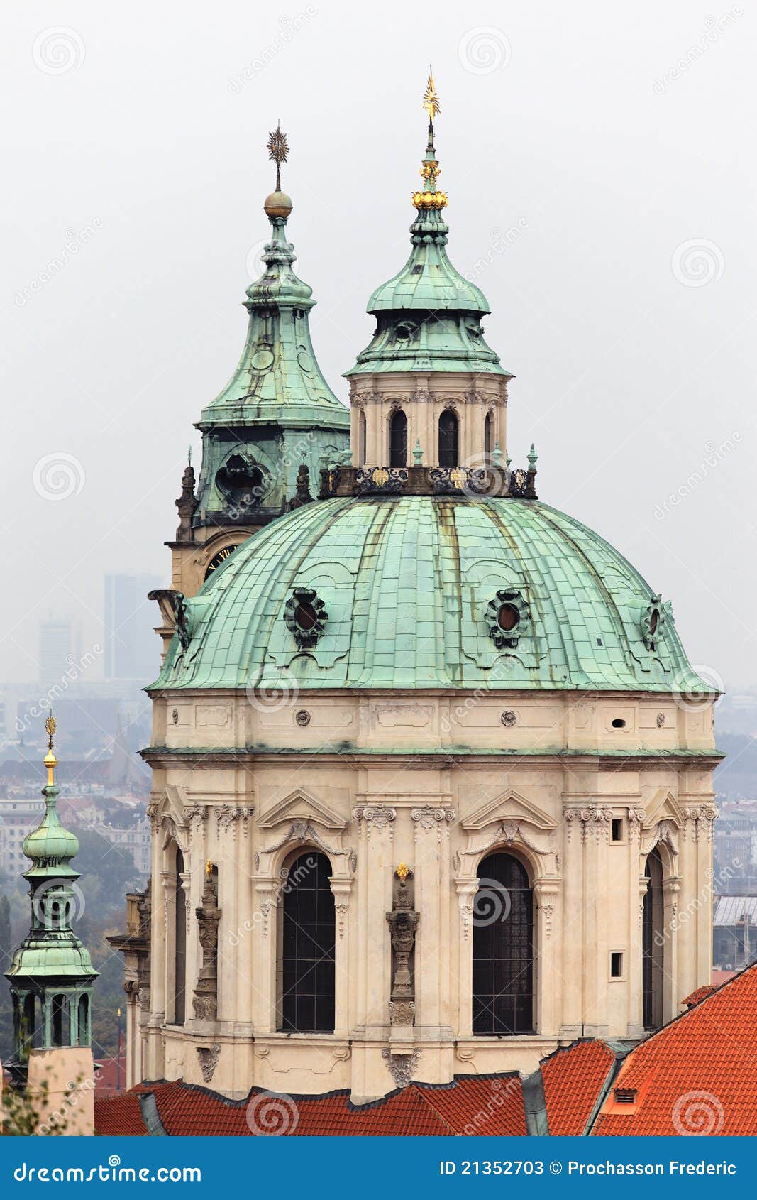 Saint Nicholas church stock image. Image of czech, medieval - 21352703