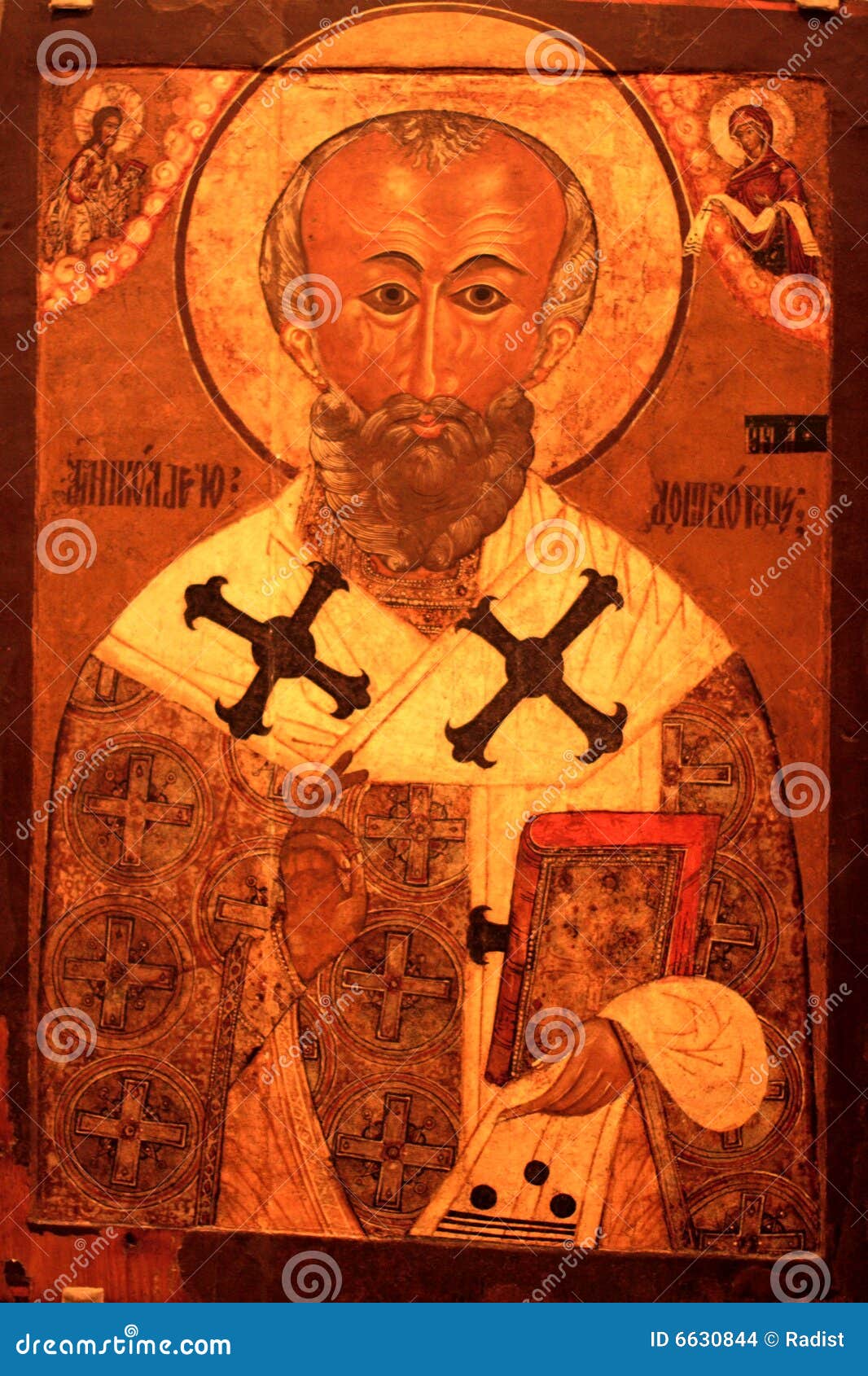 Saint Nikolai stock photo. Image of paintings, russia - 6630844