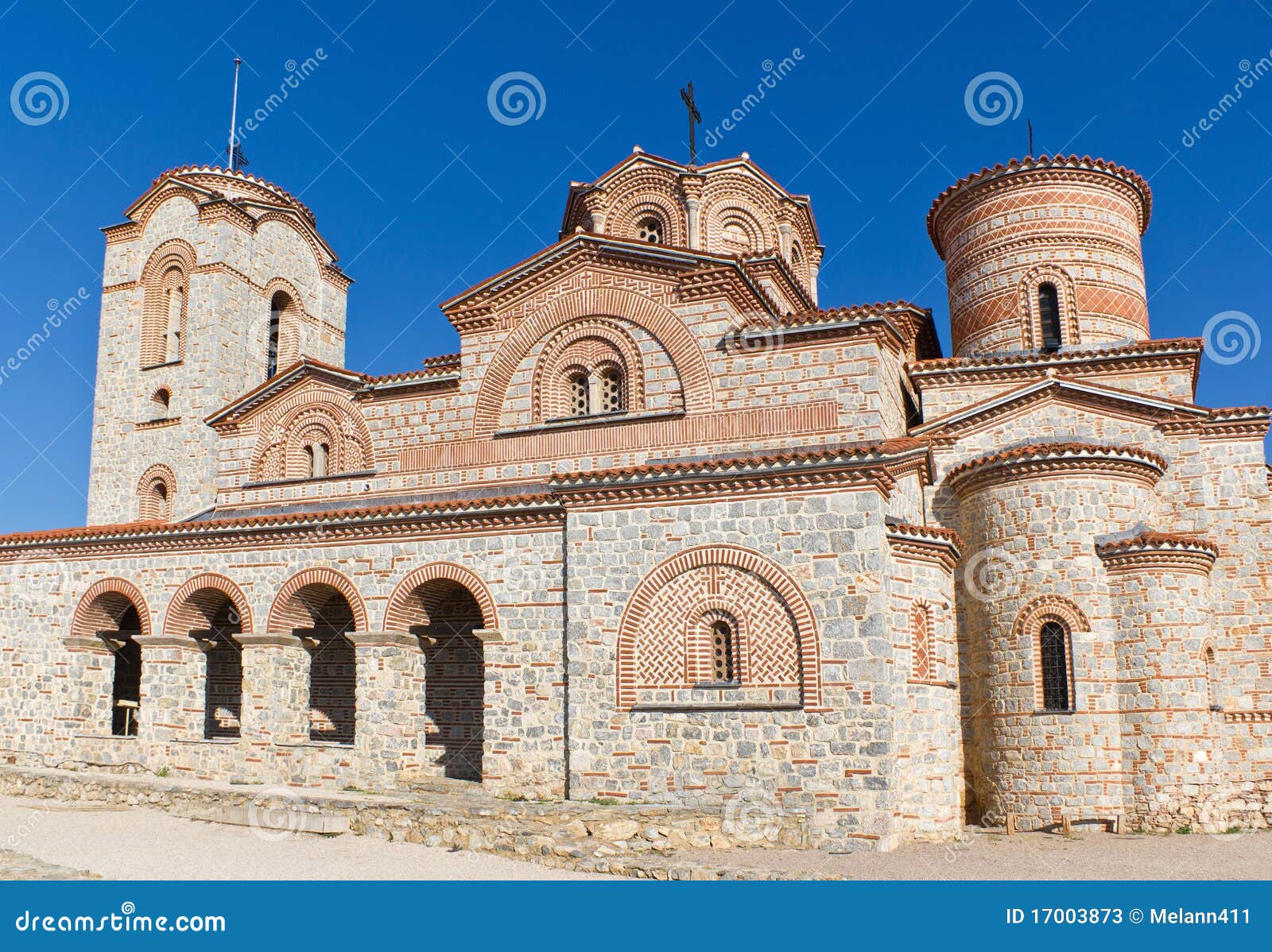 Saint Panteleimon Monastery in Ohrid, Macedonia Stock Image - Image of ...