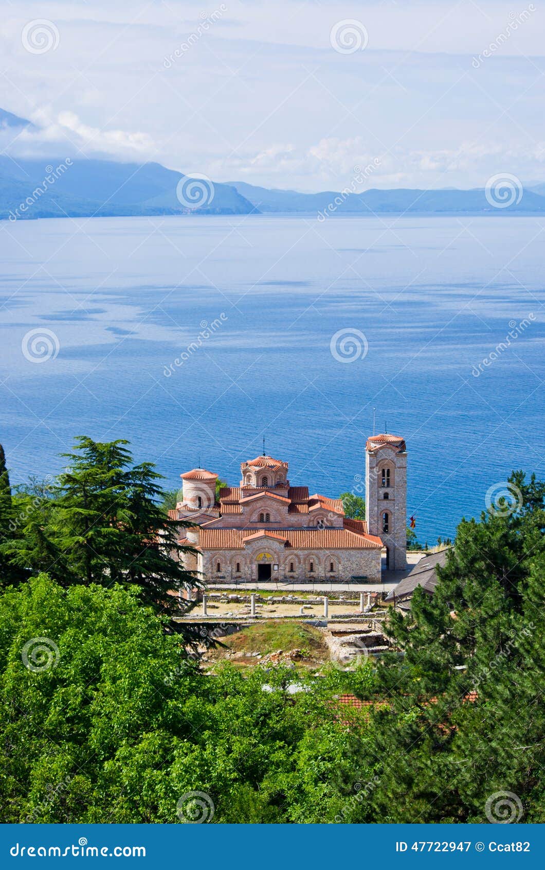 Saint Panteleimon Monastery in Ohrid, Macedonia Stock Image - Image of ...