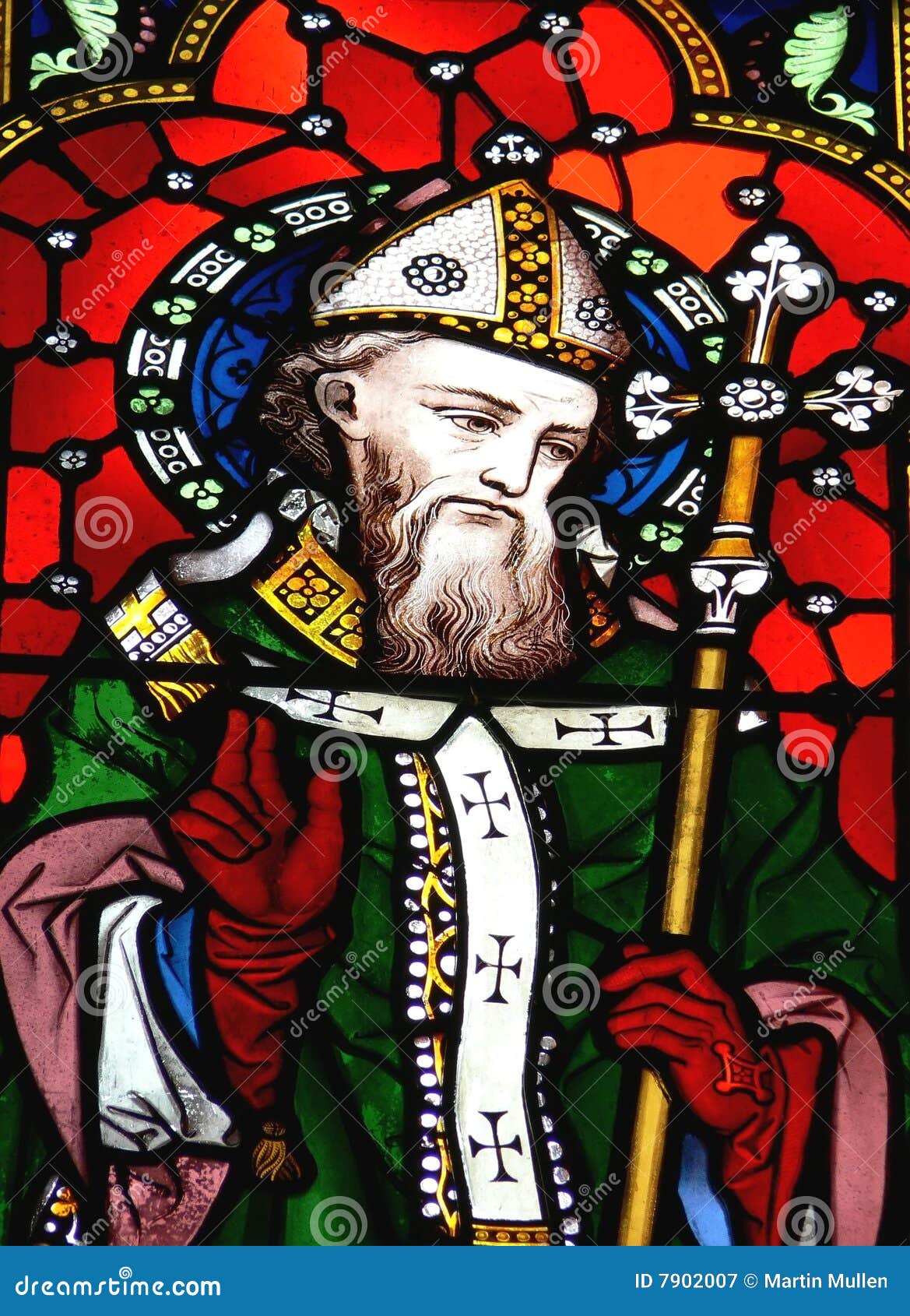Saint Patrick stock image. Image of icon, effigy, face - 7902007
