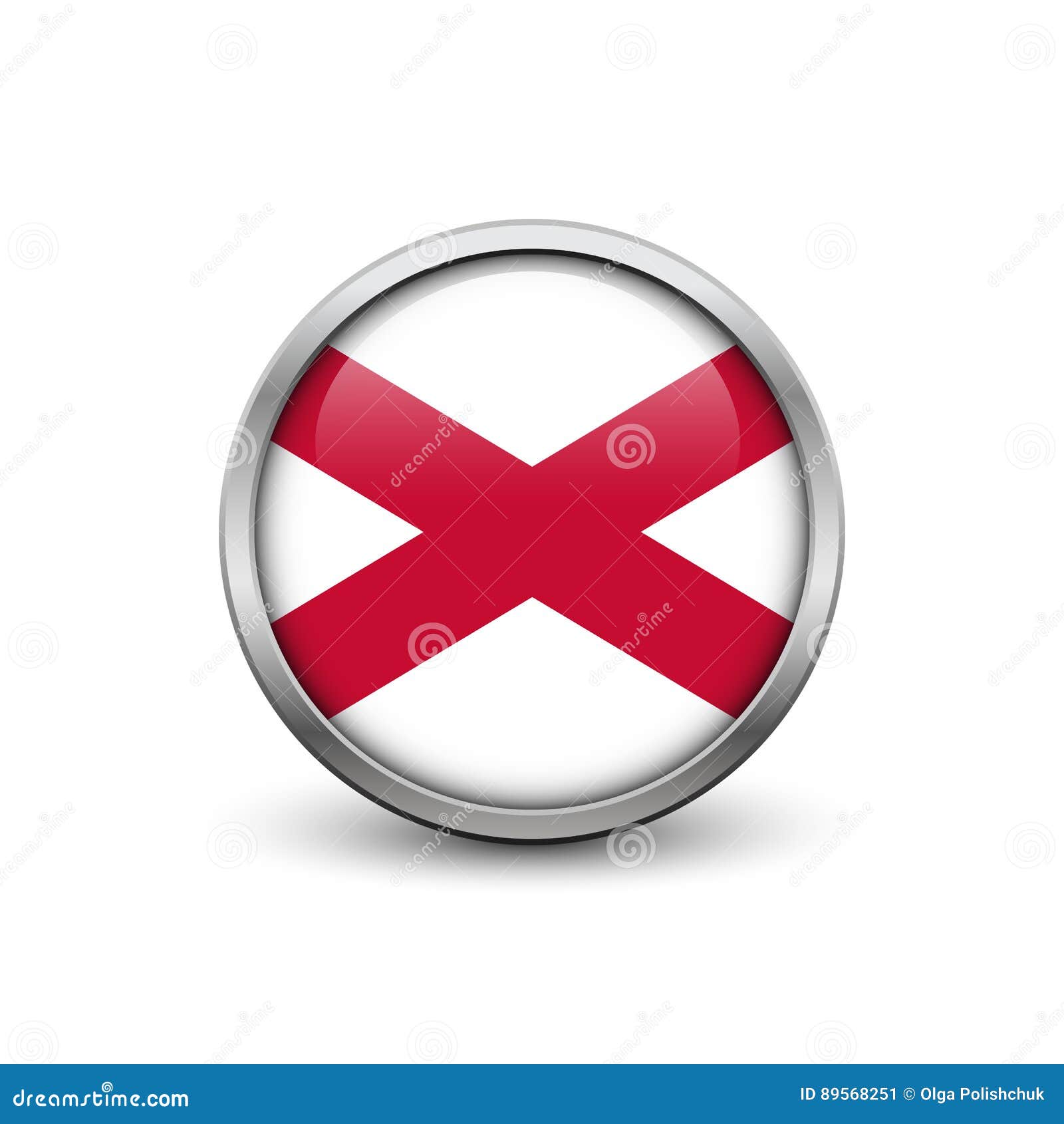 Saint Patrick Cross of Ireland Stock Illustration - Illustration of ...