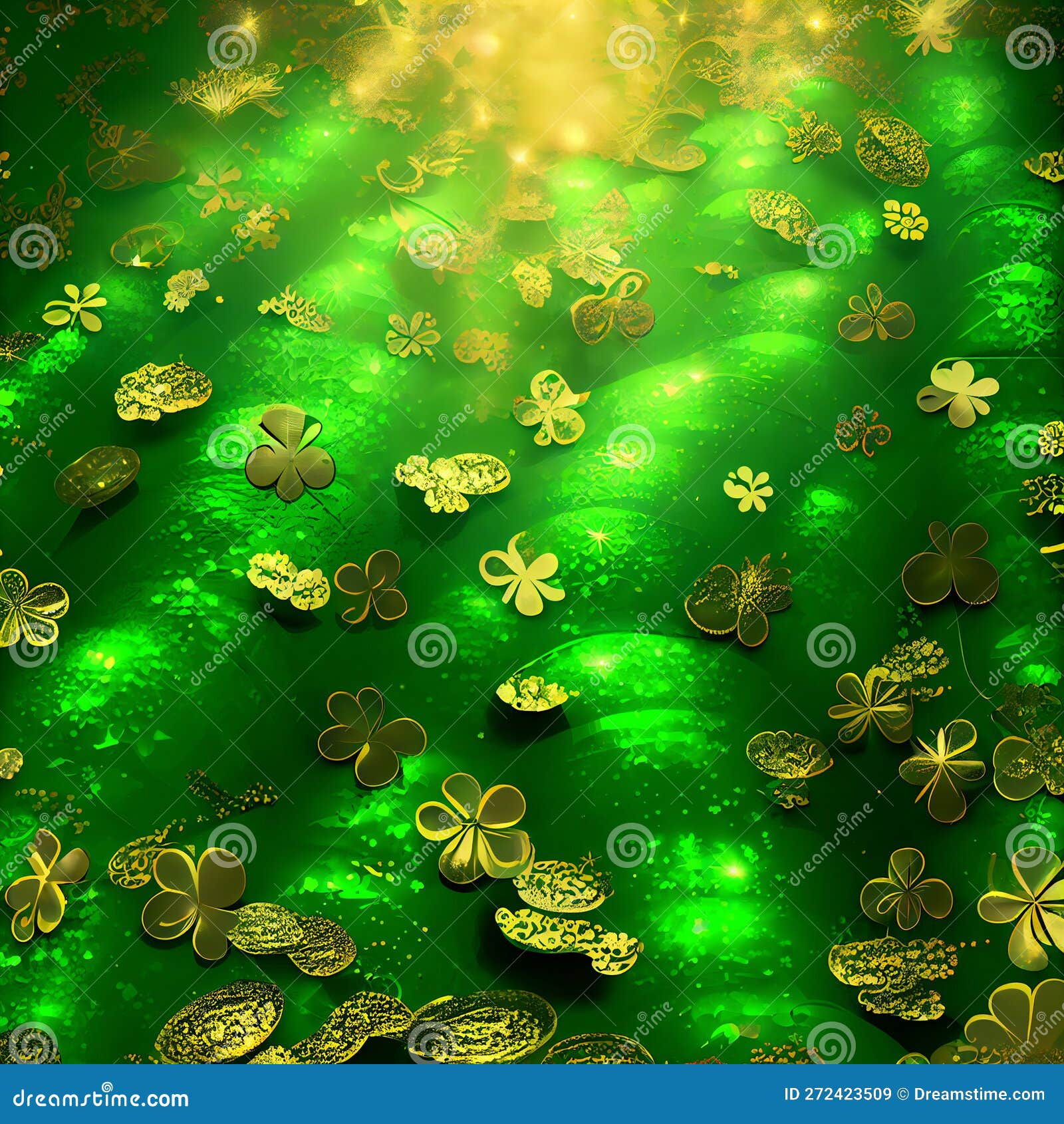Saint Patrick Day backdrop stock illustration. Illustration of luck ...
