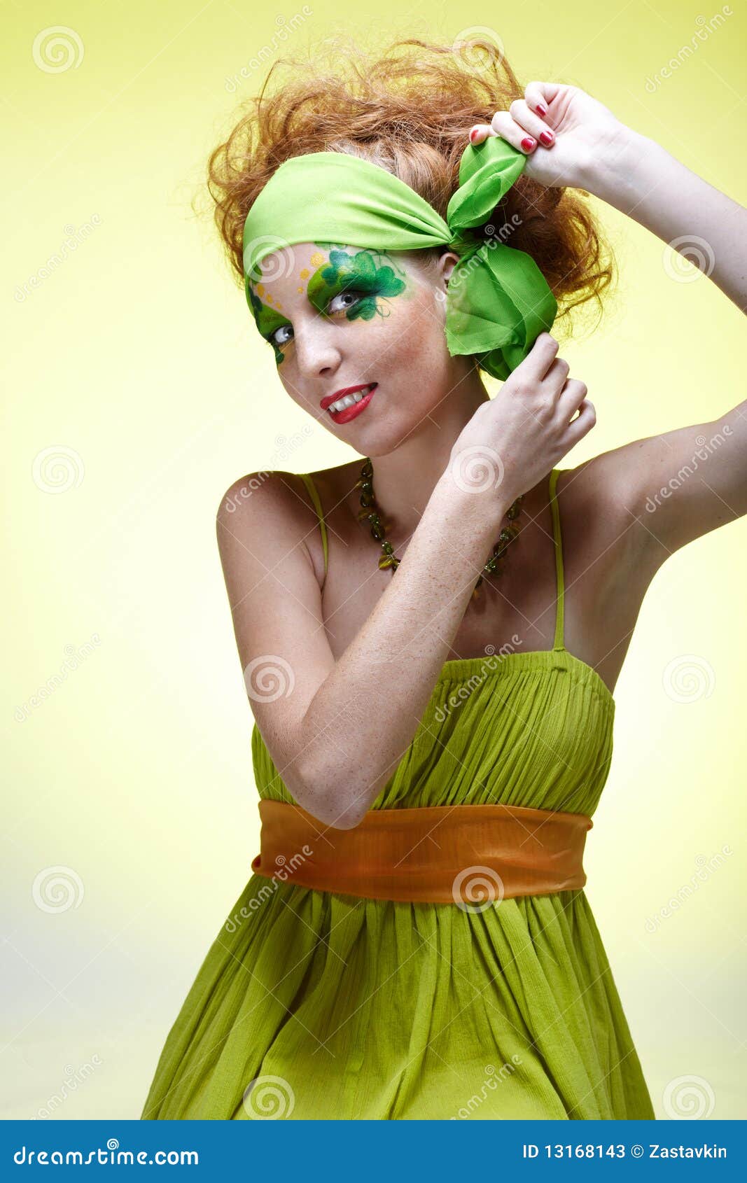 Saint patrick s day girl stock image. Image of party - 13168143