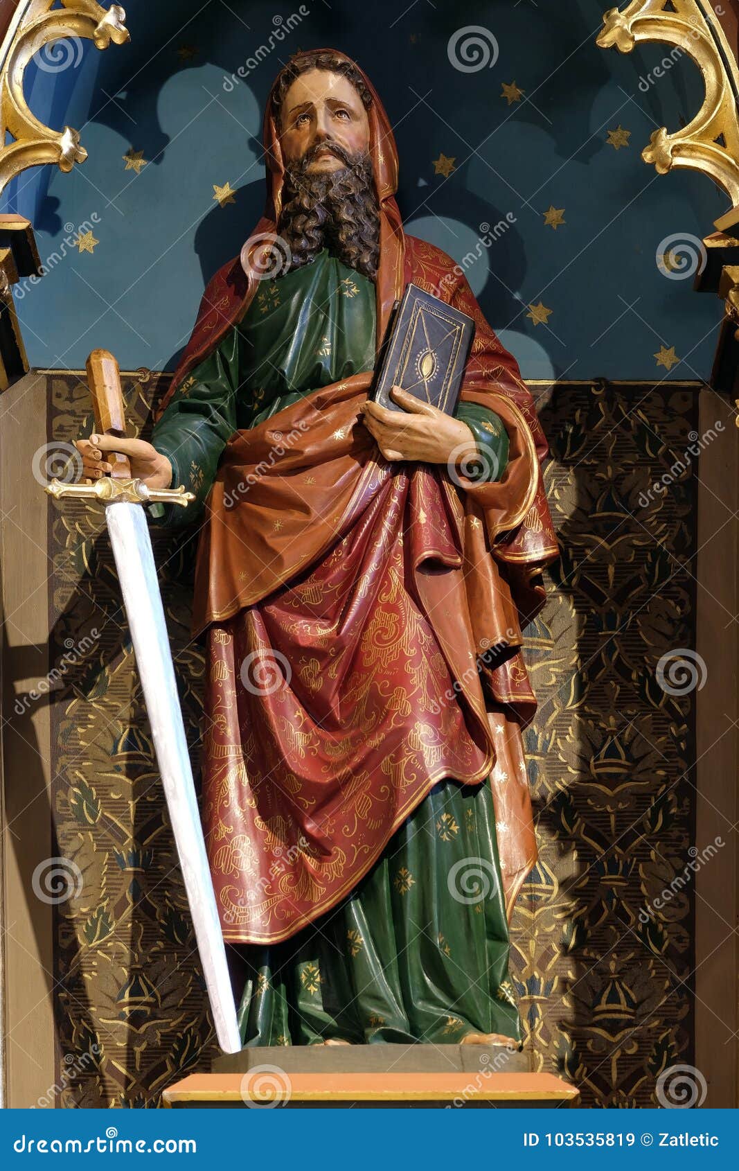 Saint Paul image stock éditorial. Image du antiquité - 103535819