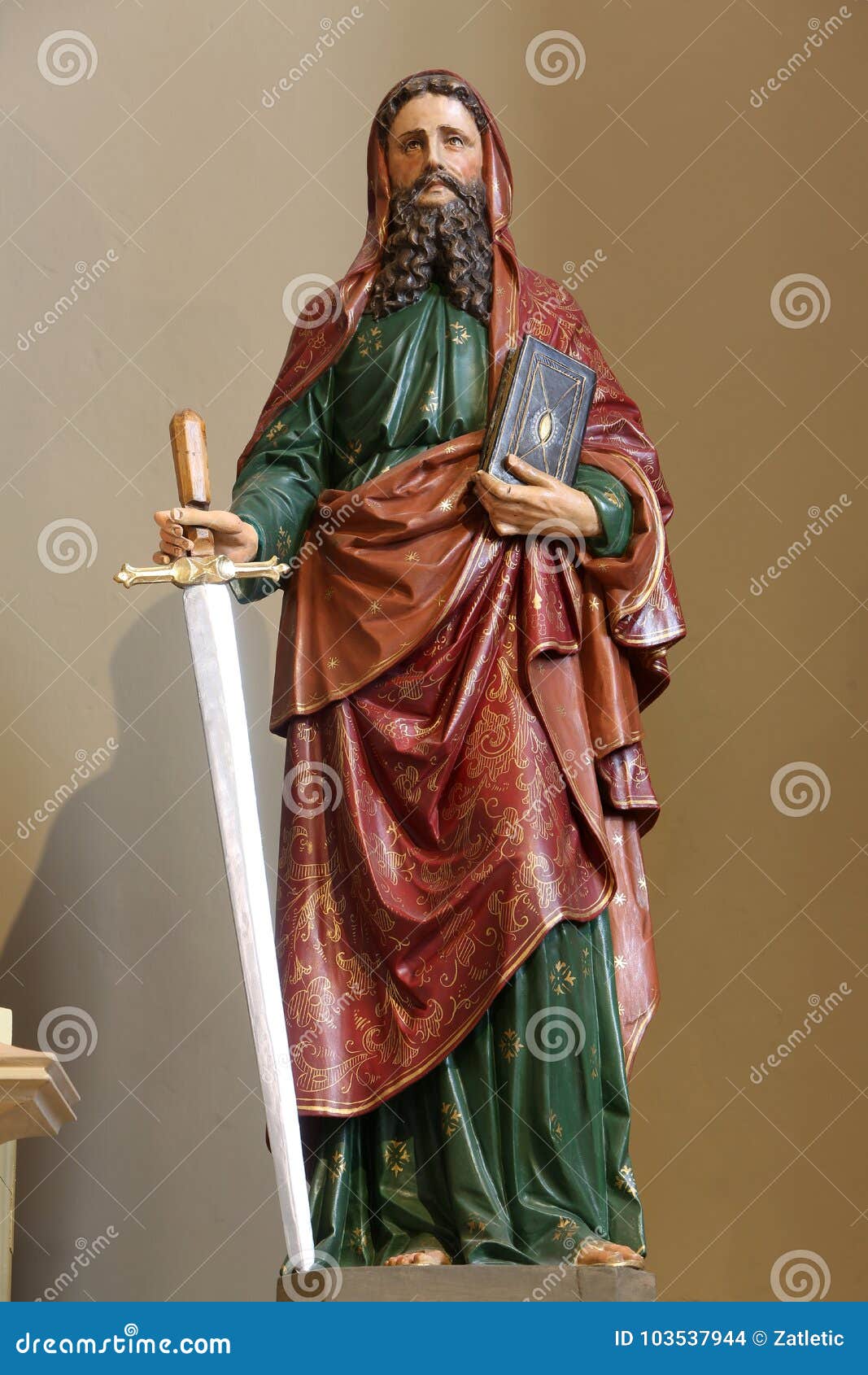 Saint Paul photo stock. Image du basilique, apôtre, couvent - 103537944