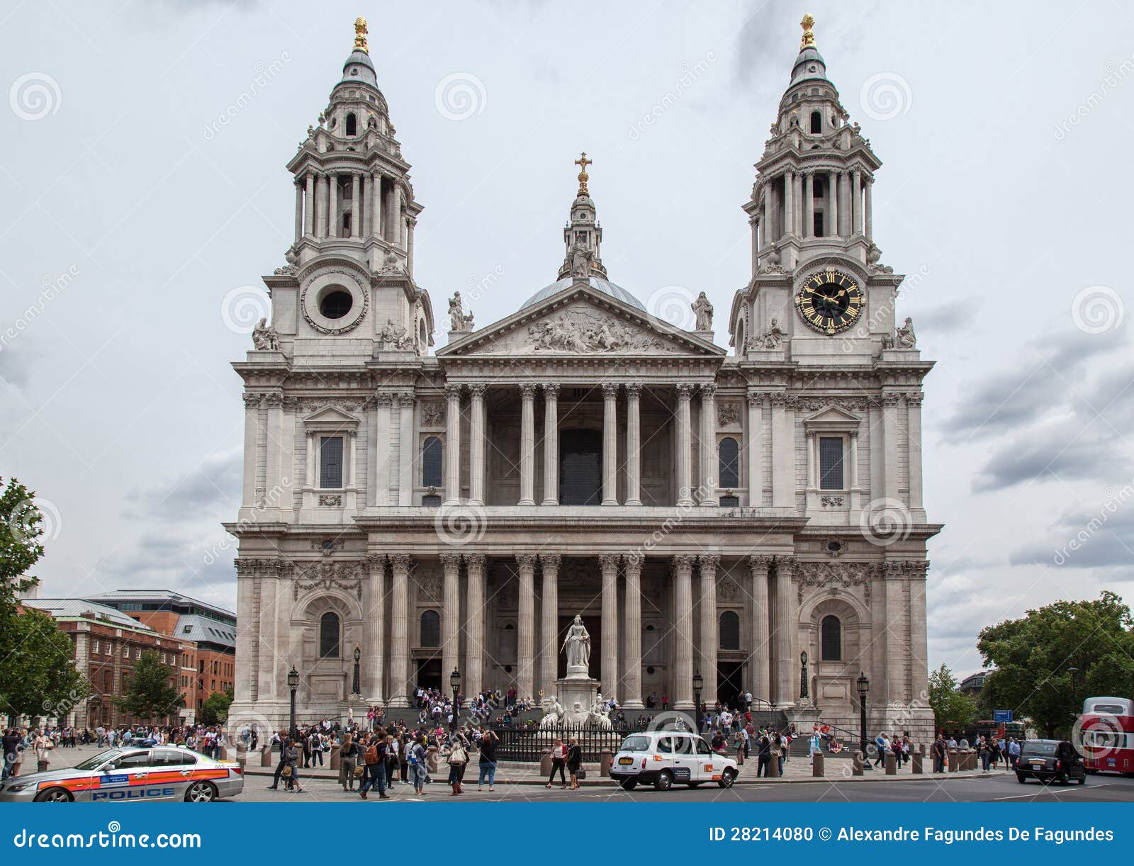 Saint Paul Cathedral Clock Tower Editorial Image - Image of clock ...