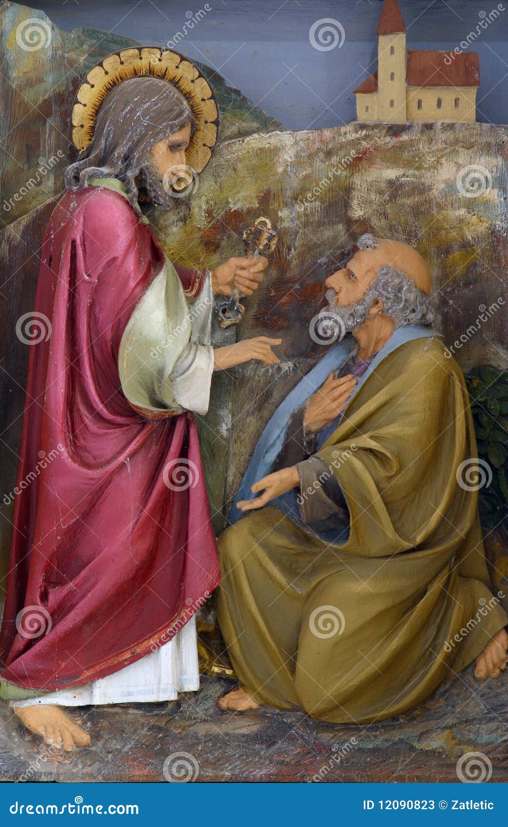 Saint Peter stock image. Image of religious, saviour - 12090823