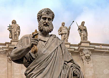 Saint Peter stock image. Image of apostle, square, keys - 1236619